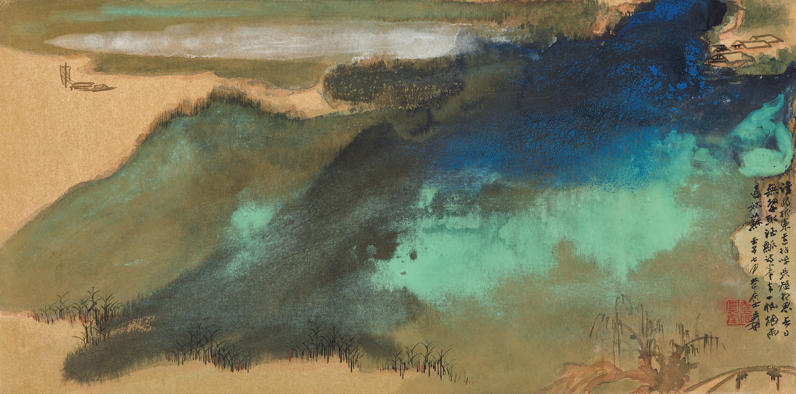 ZHANG DAQIAN (1899-1983) , Suzhou in Mist and Rain | Christie's