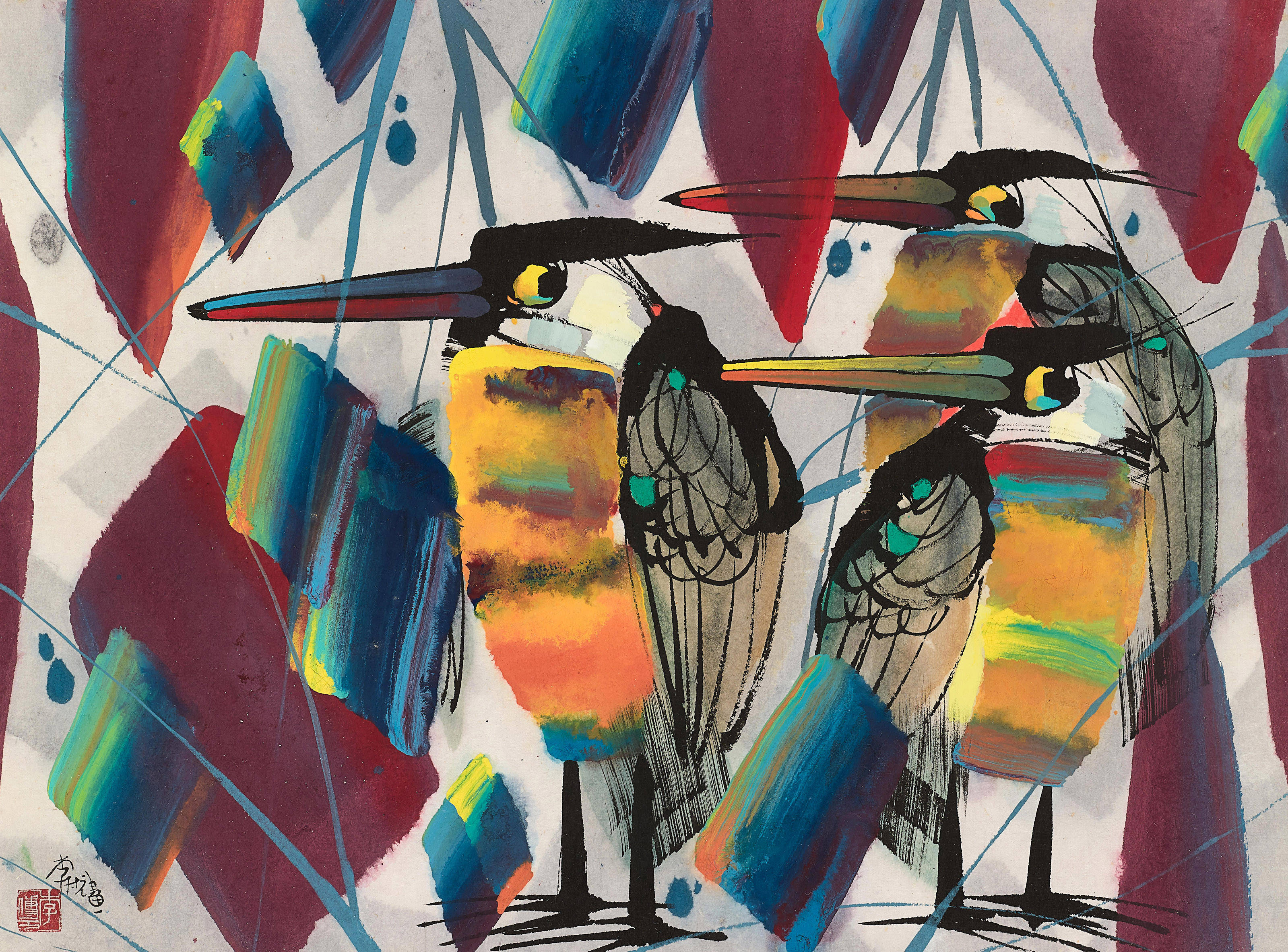 LI FUYUAN (B. 1942), Birds | Christie’s