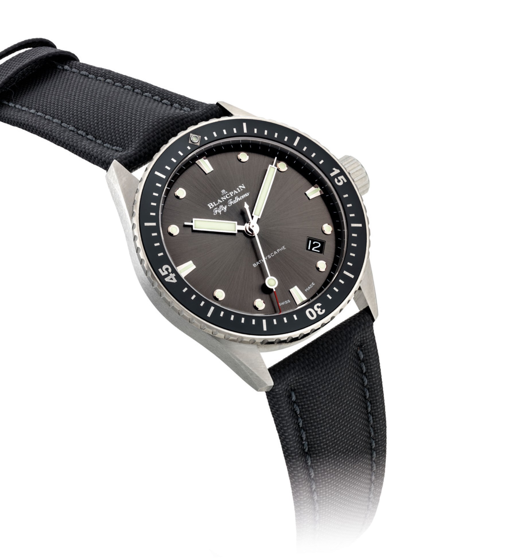 BLANCPAIN. A STAINLESS STEEL AUTOMATIC WRISTWATCH WITH SWEEP CENTRE SECONDS AND DATE, SIGNED ...