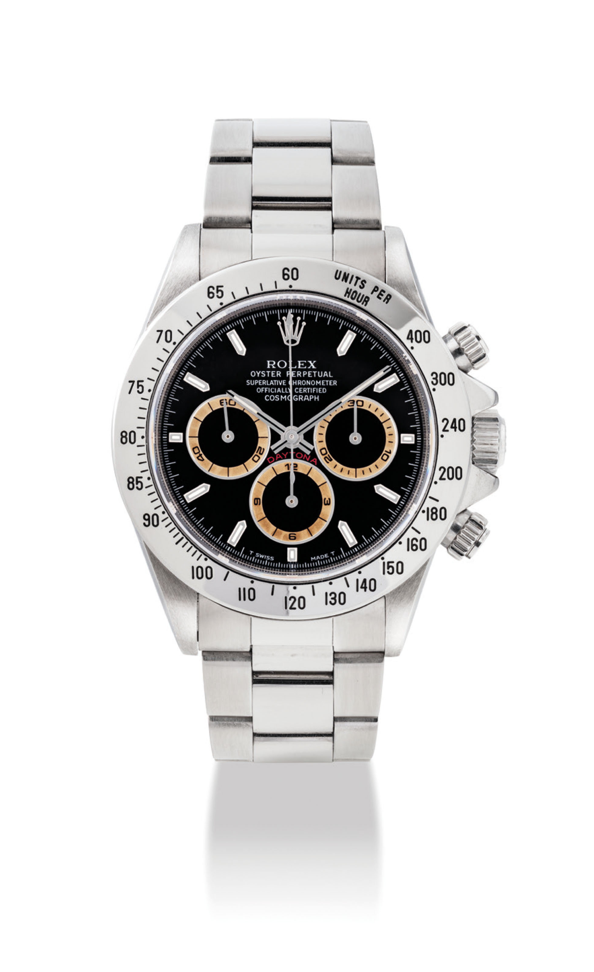 ROLEX. A VERY FINE STAINLESS STEEL AUTOMATIC CHRONOGRAPH WRISTWATCH ...