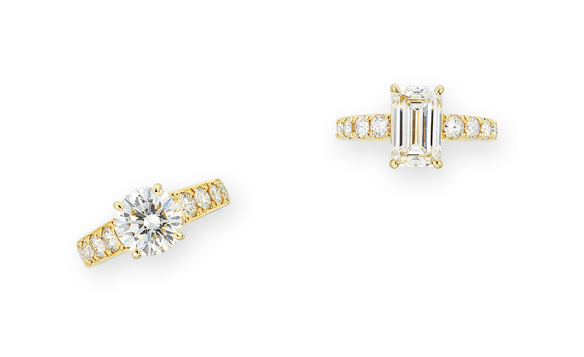 TWO DIAMOND RINGS, MIKIMOTO | Christie's