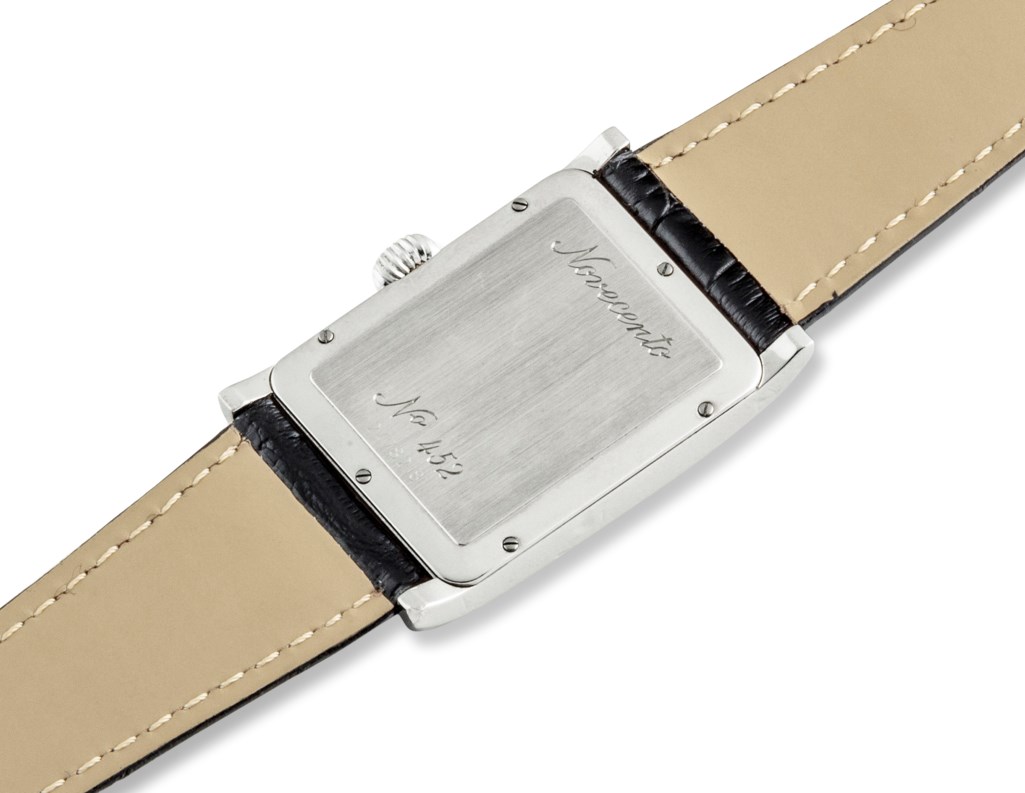 IWC, PLATINUM RECTANGULAR PERPETUAL CALENDAR AND MOON PHASES | Christie’s
