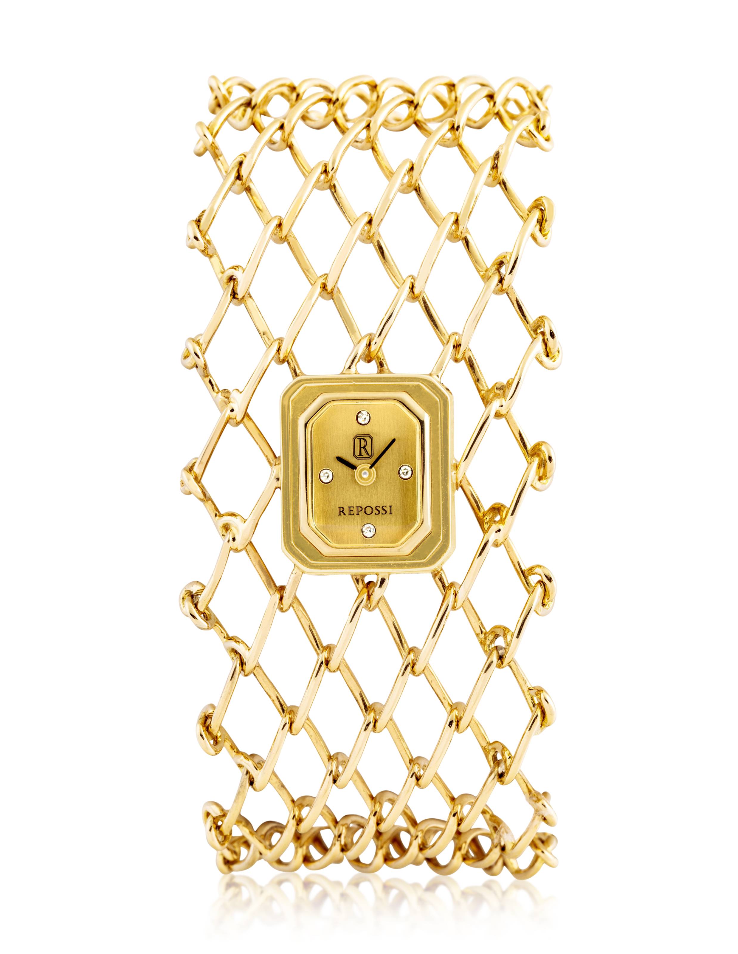 REPOSSI, LADY’S 18K GOLD BRACELET WATCH | Christie’s