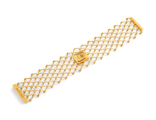 REPOSSI, LADY’S 18K GOLD BRACELET WATCH | Christie’s