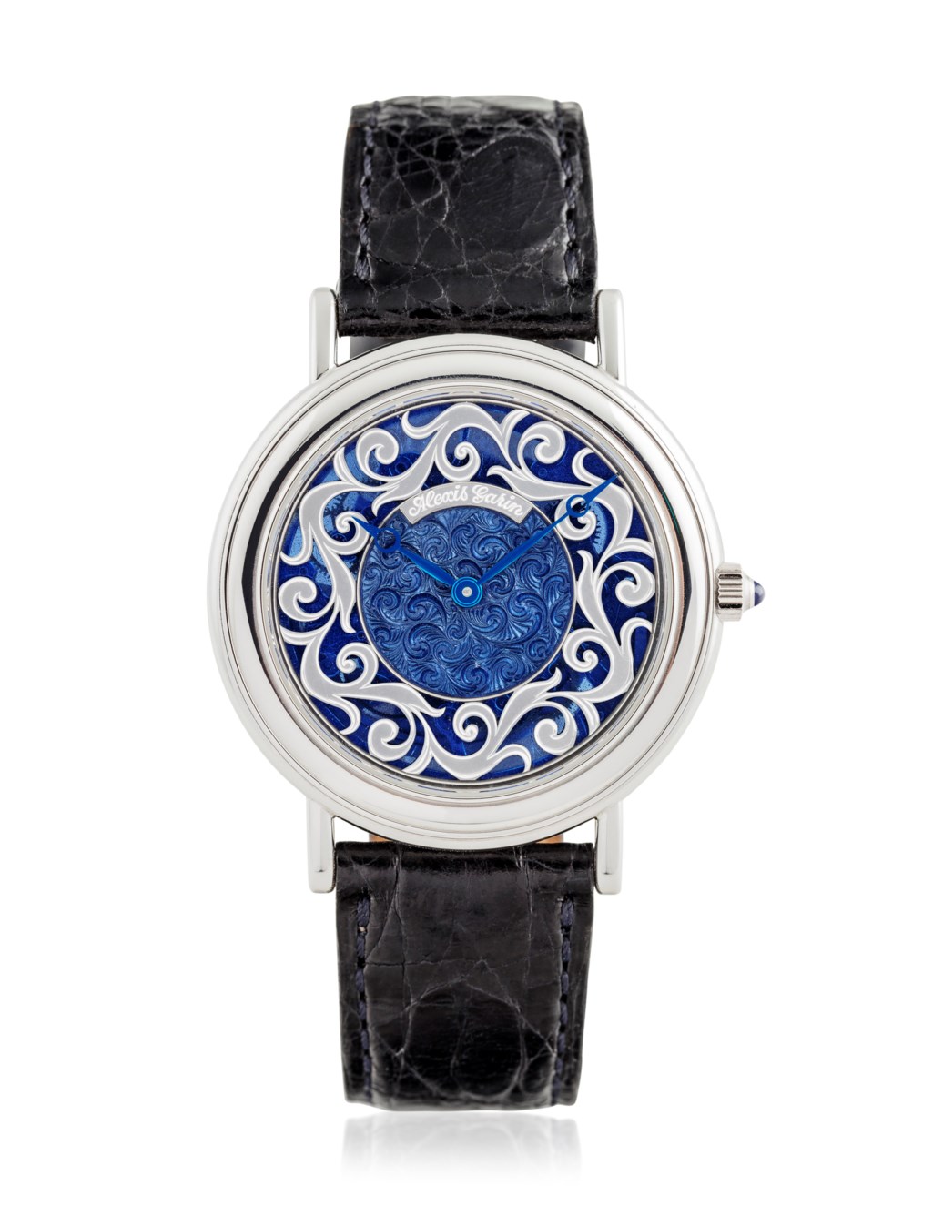 ALEXIS GARIN, 18K WHITE GOLD SEMI-SKELETONISED WRISTWATCH | Christie’s