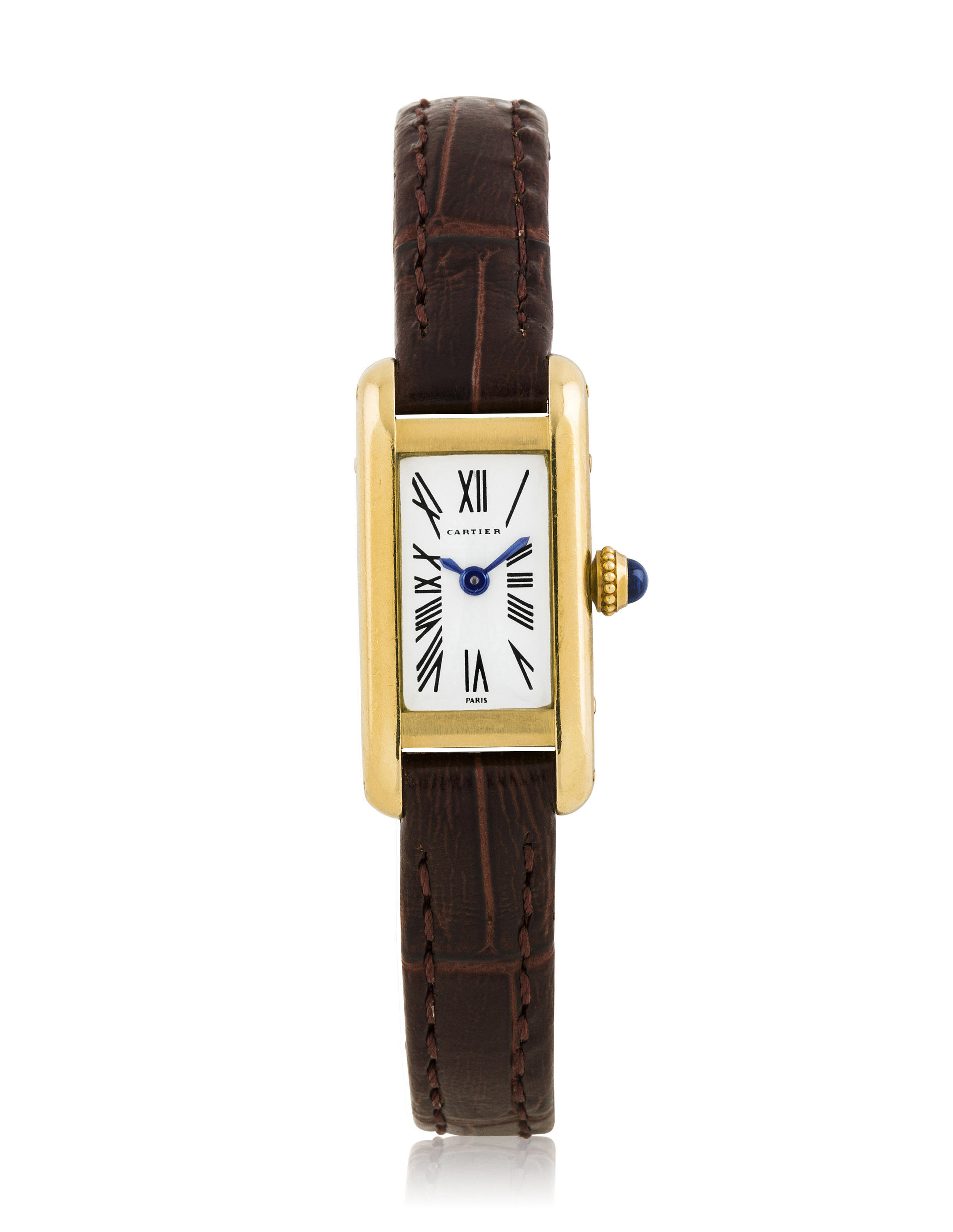 CARTIER, LADY’S 18K GOLD MINI TANK, | Christie’s