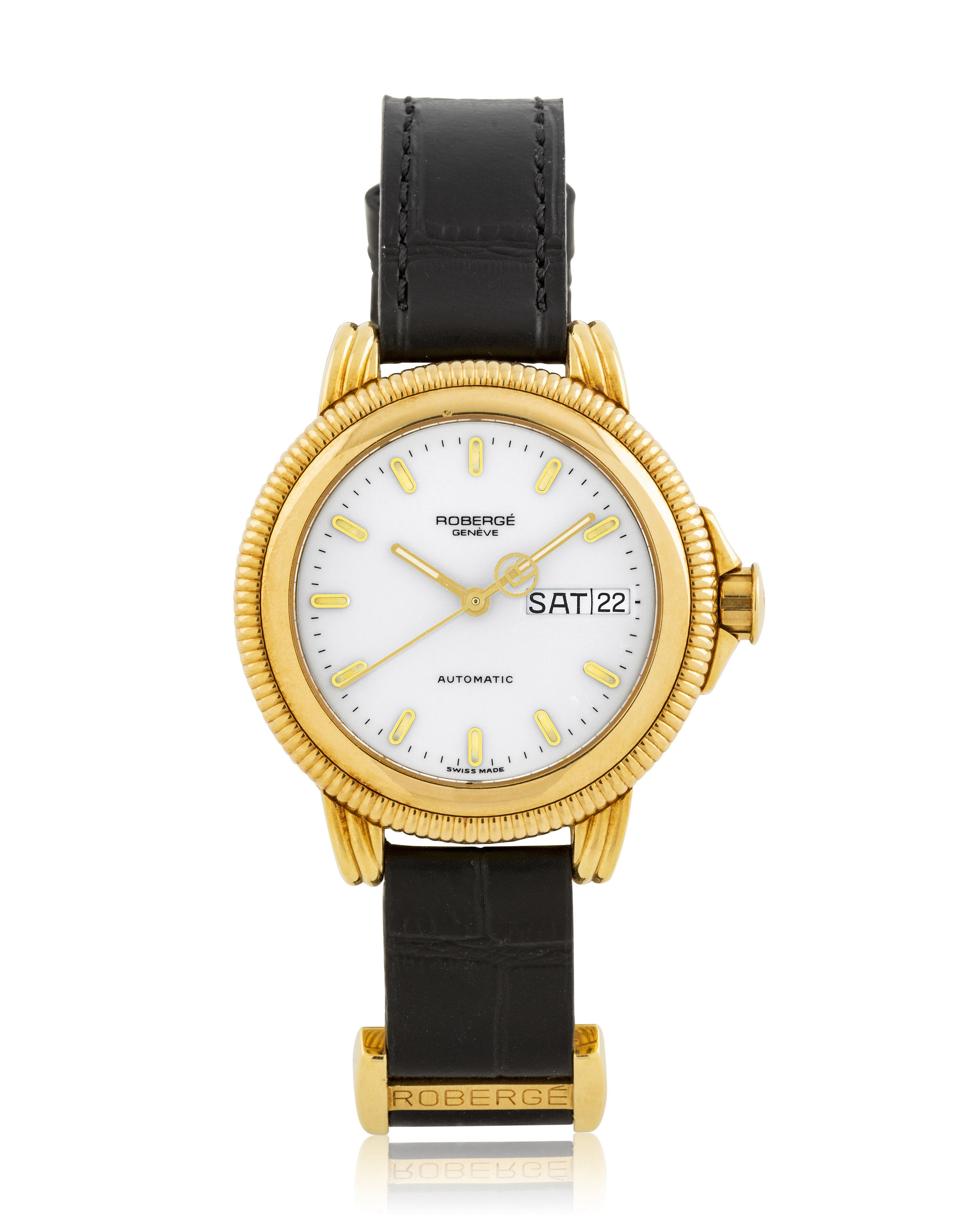ROBERGE, 18K GOLD CASTOR DAY DATE, | Christie’s