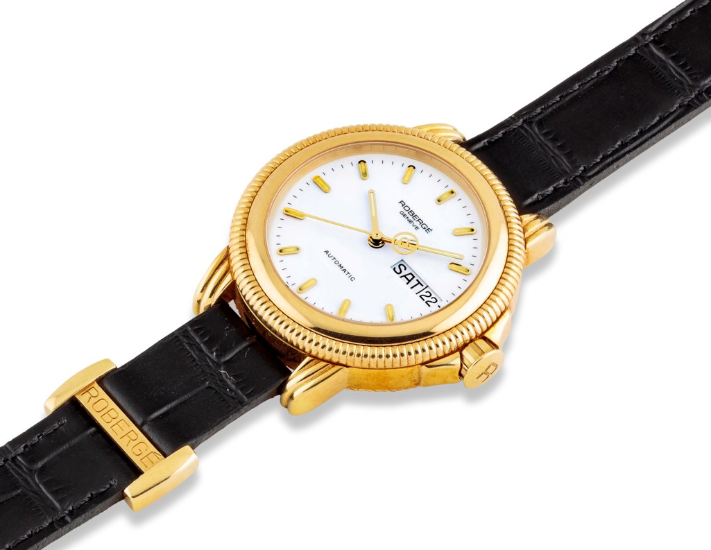 ROBERGE, 18K GOLD CASTOR DAY DATE, | Christie’s