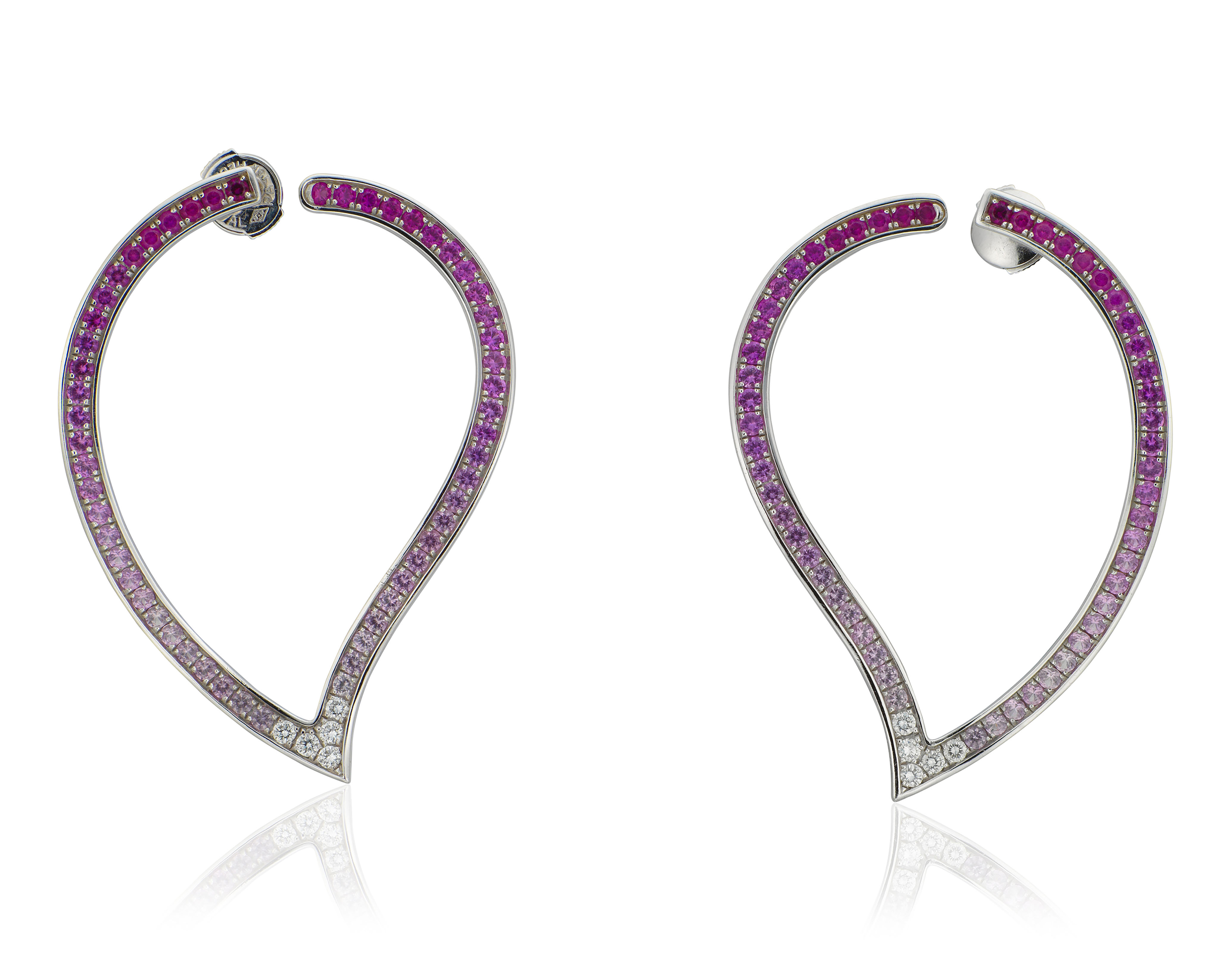 PIAGET PINK SAPPHIRE AND DIAMOND EARRINGS, | Christie’s