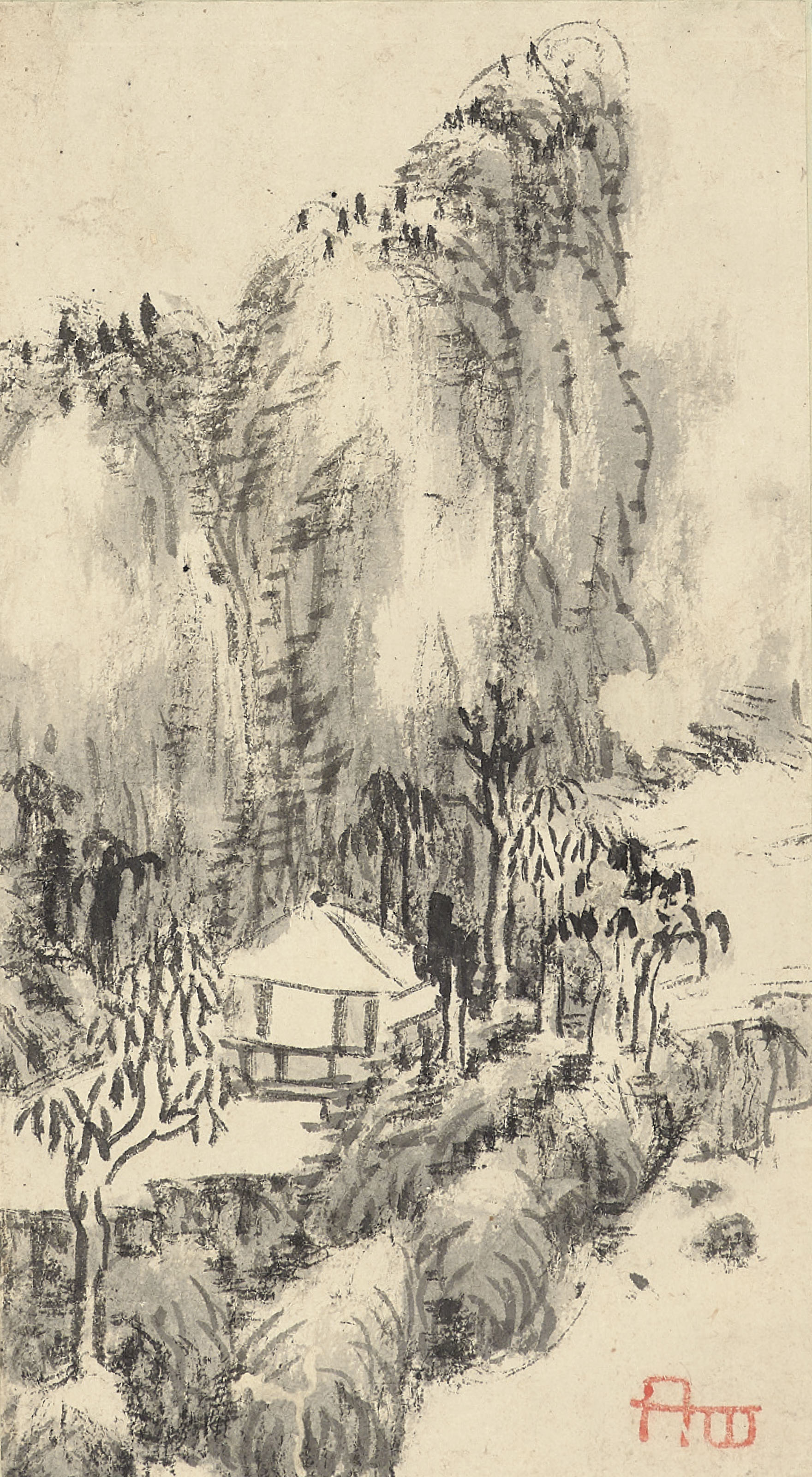 Bada Shanren (1626-1705), Landscapes and Calligraphy - Alain.R.Truong