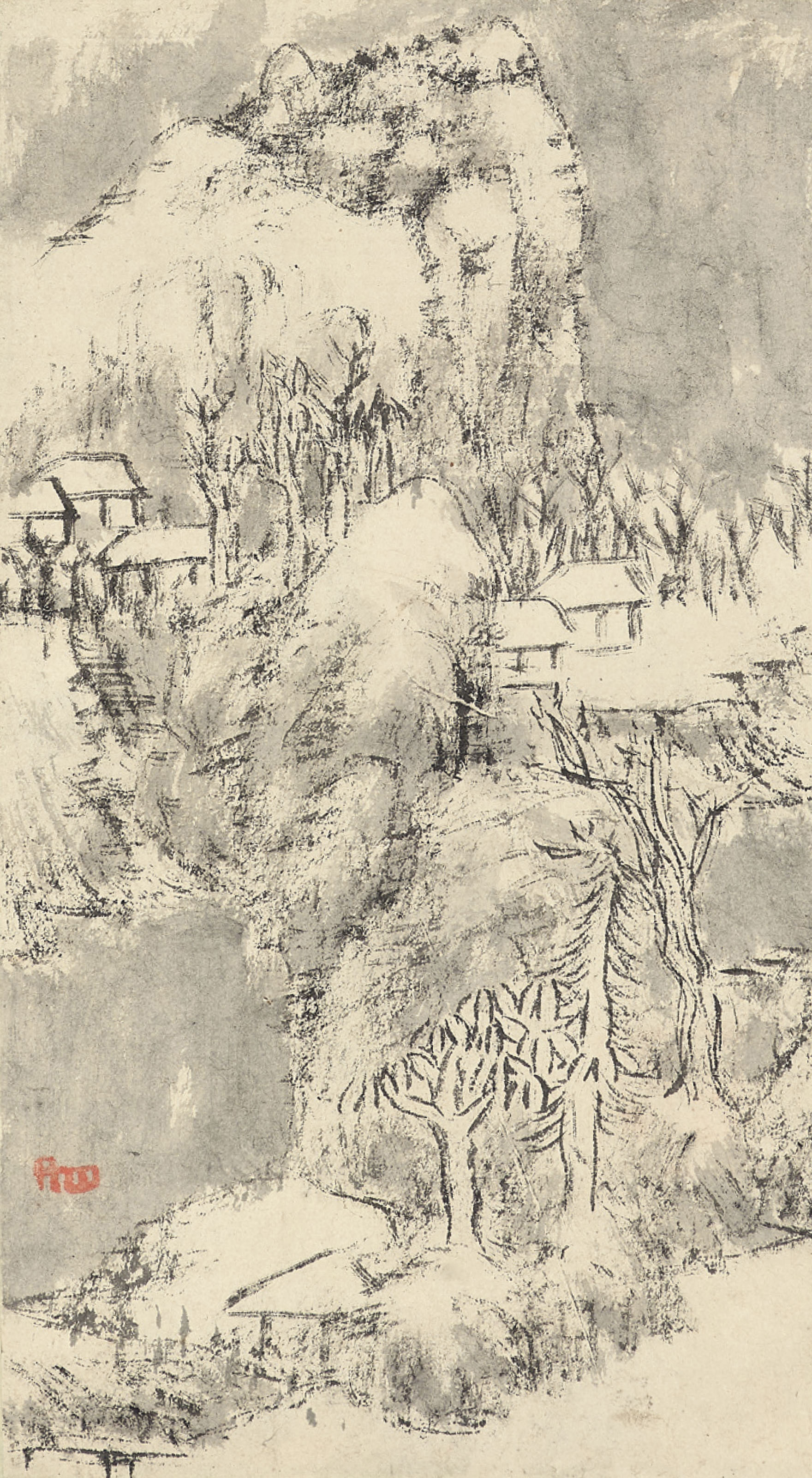 Bada Shanren (1626-1705), Landscapes and Calligraphy - Alain.R.Truong