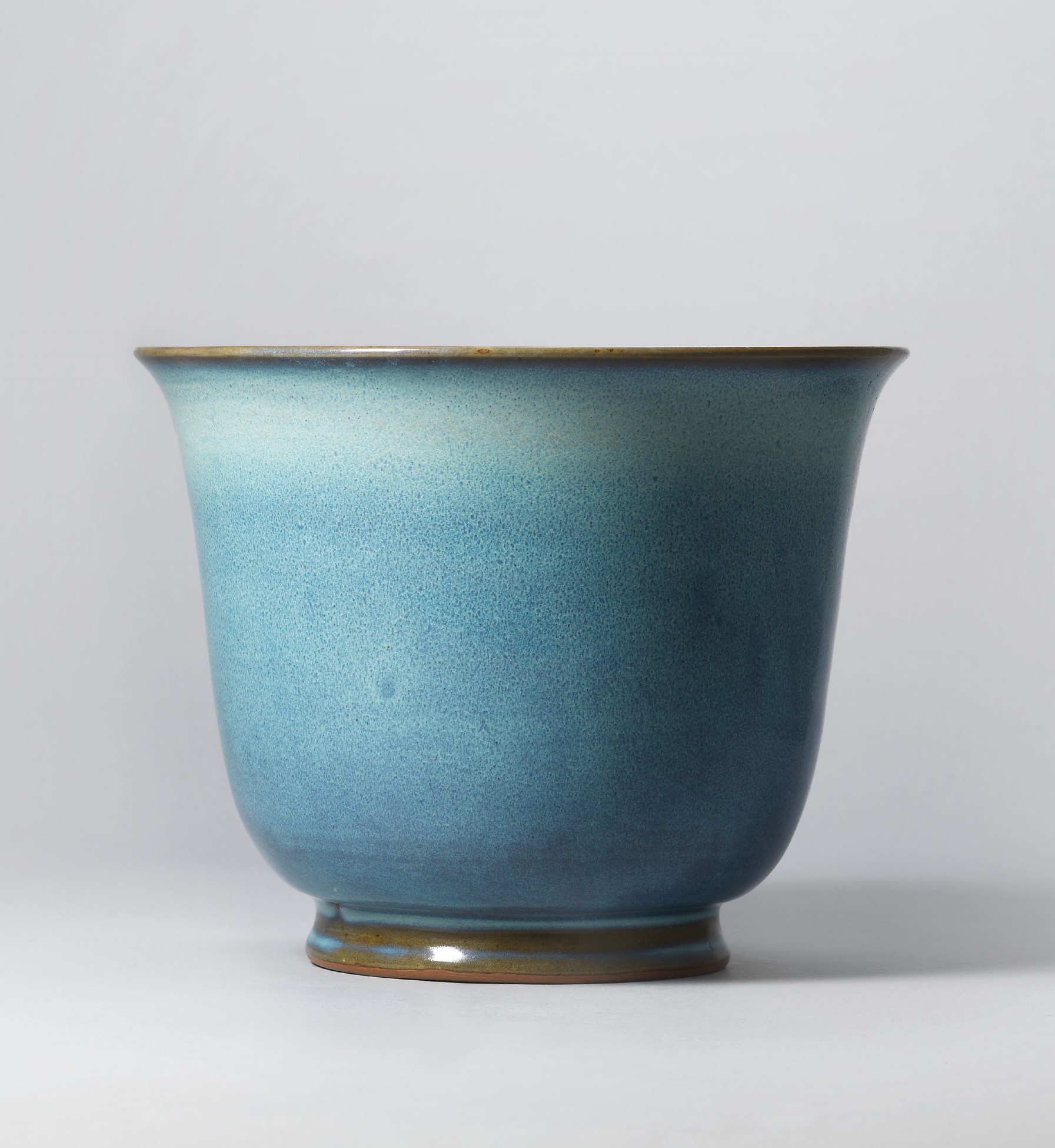 AN IMPORTANT AND EXTREMELY RARE JUN 'NUMBER FOUR' JARDINIERE, YUAN ...