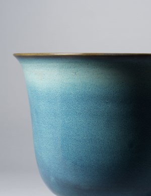 AN IMPORTANT AND EXTREMELY RARE JUN 'NUMBER FOUR' JARDINIERE, YUAN ...