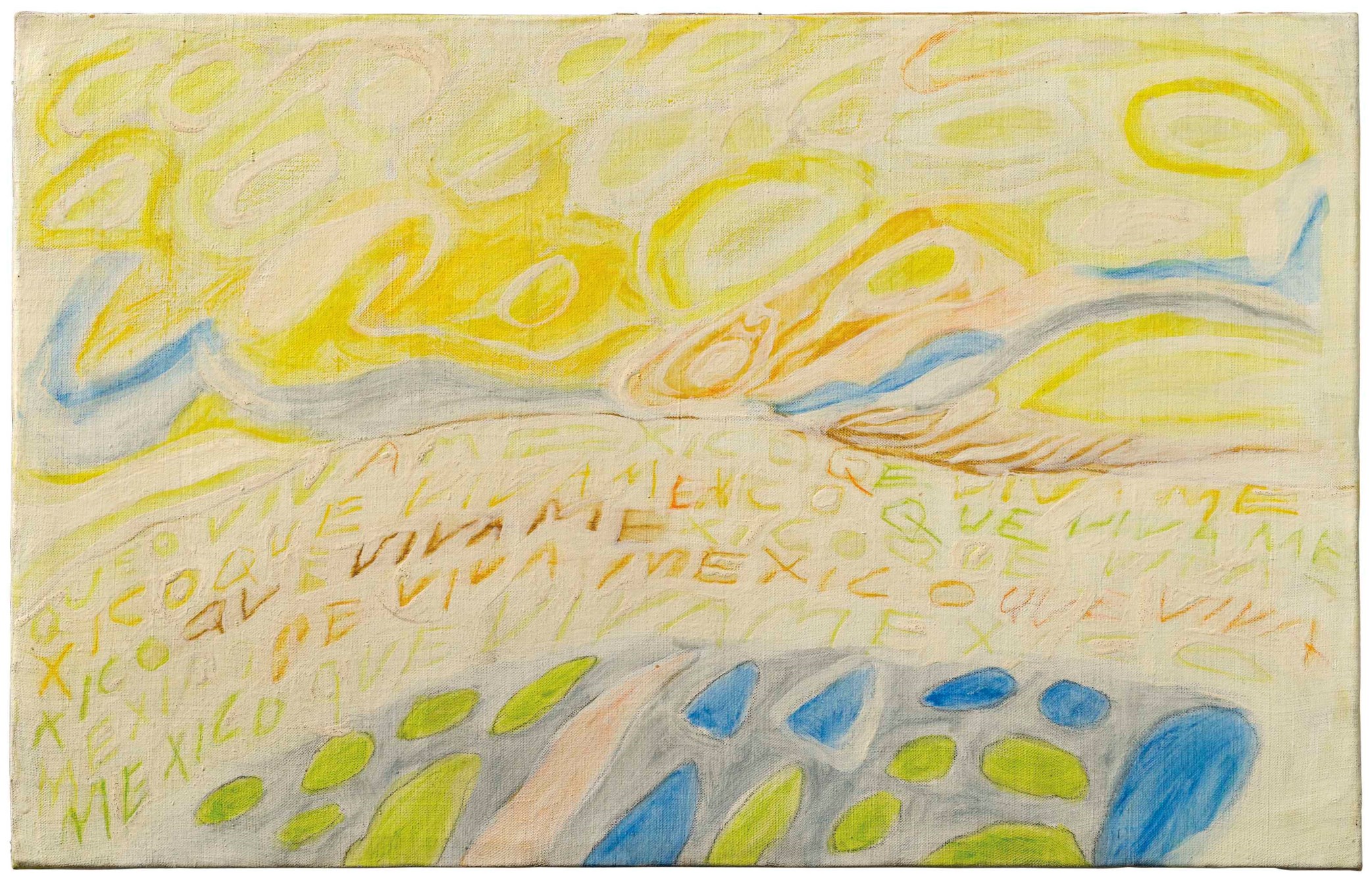Gastone Novelli (1925-1968), Que viva Mexico | Christie's
