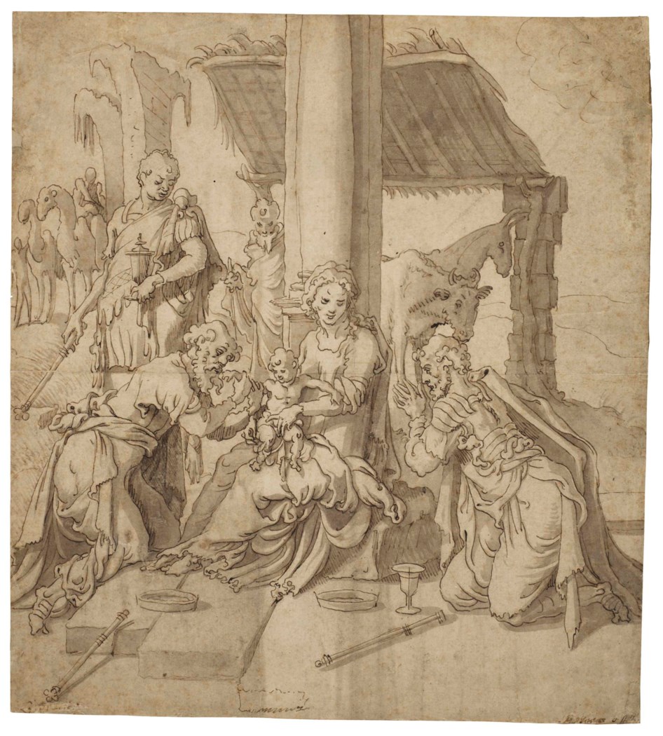 Pieter Aertsen (Amsterdam 1508-1575), The Adoration of the Magi ...
