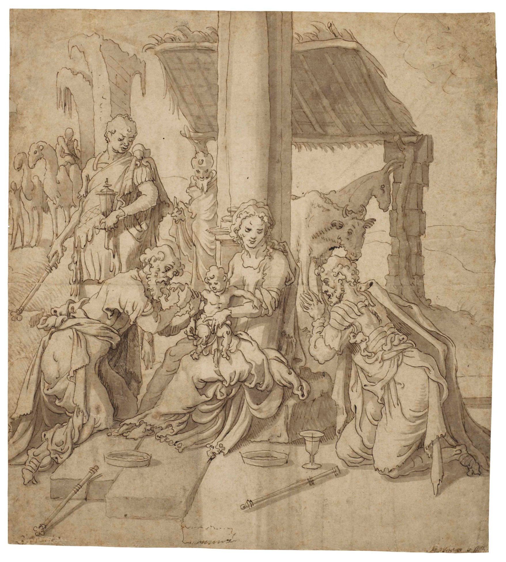 Pieter Aertsen (Amsterdam 1508-1575), The Adoration of the Magi ...