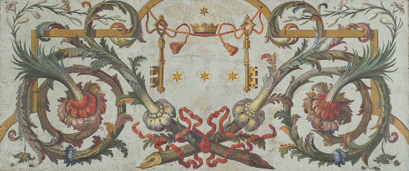 A MASSIVE ROMAN MOSAIC PANEL, BY GIOVANNI BATTISTA PONFRENI, THE ...