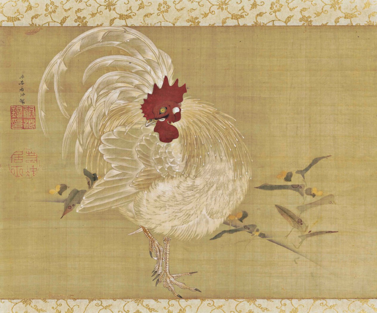 ITO JAKUCHU (1716-1800), ROOSTER AND BRANCH | Christie's