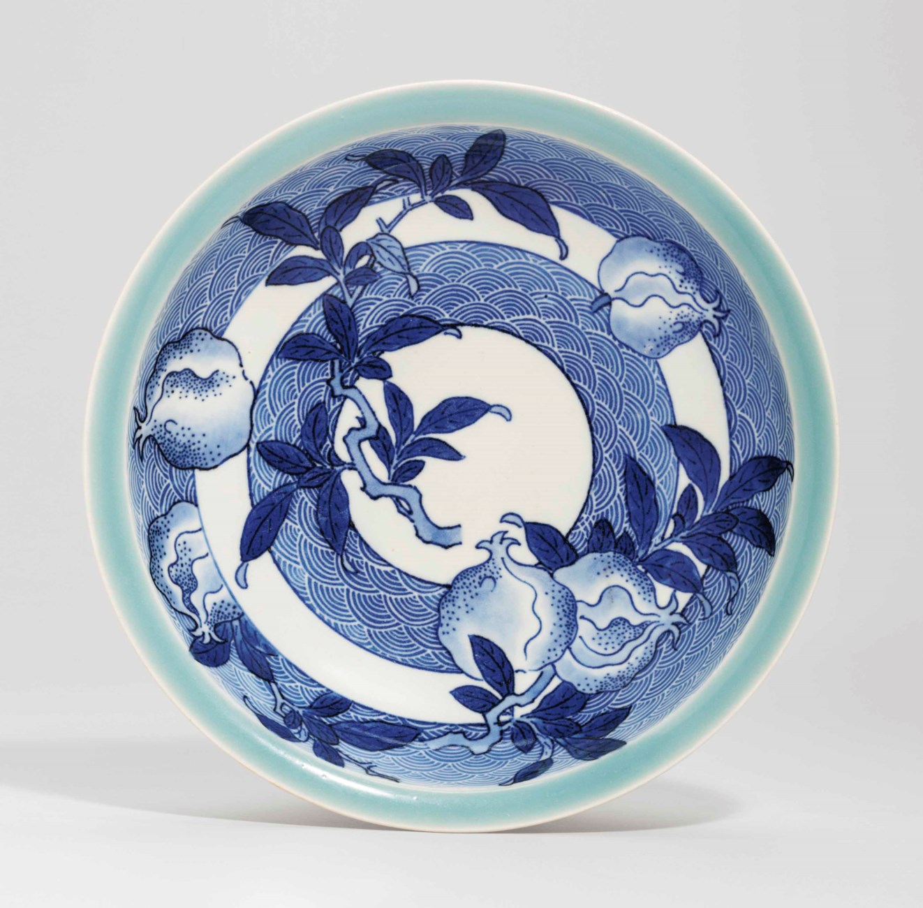 A PORCELAIN DISH, NABESHIMA WARE, OKAWACHI, HIZEN PROVINCE, EDO PERIOD ...