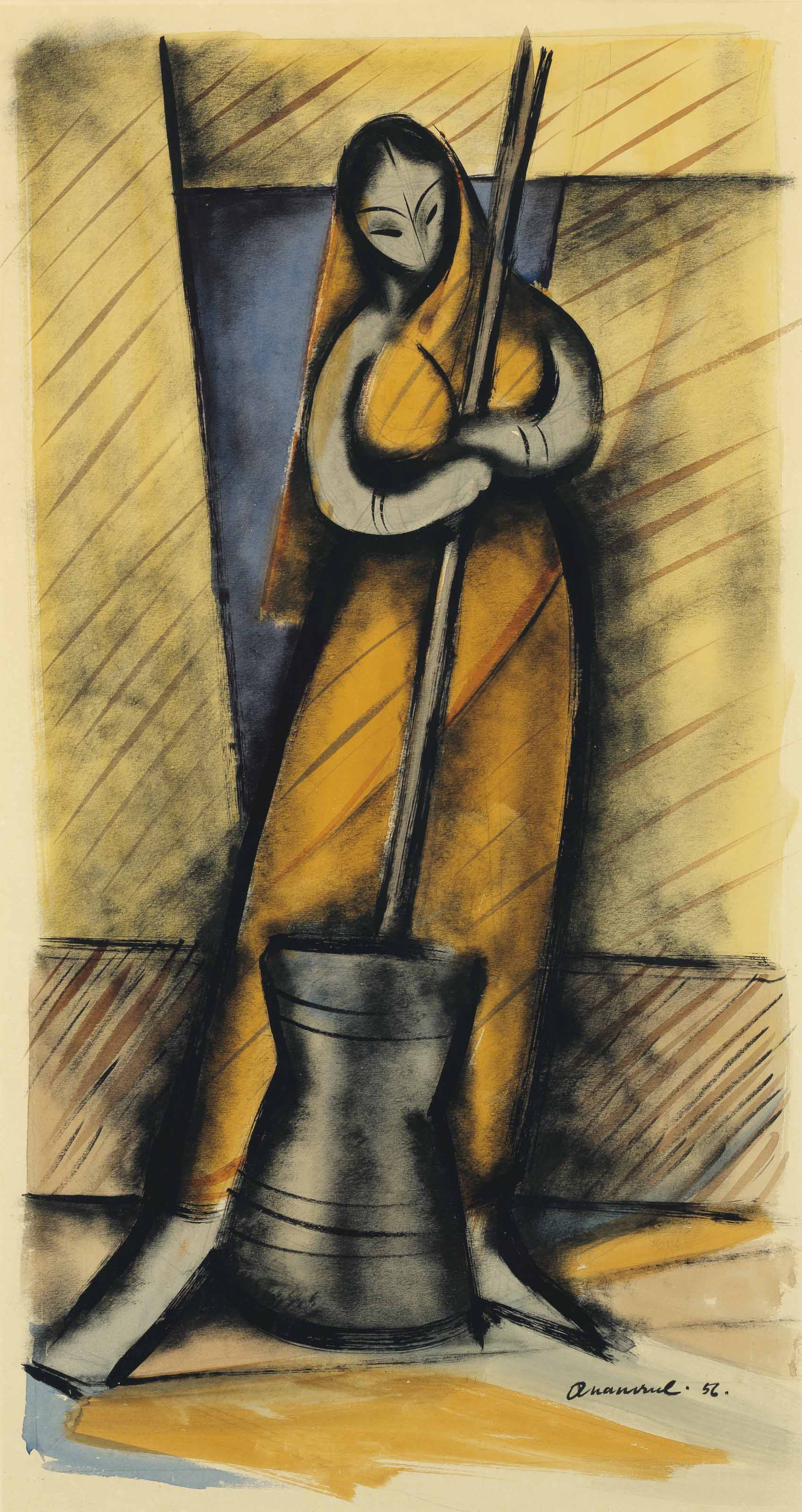 KAMRUL HASAN (1921-1988) , Untitled | Christie's