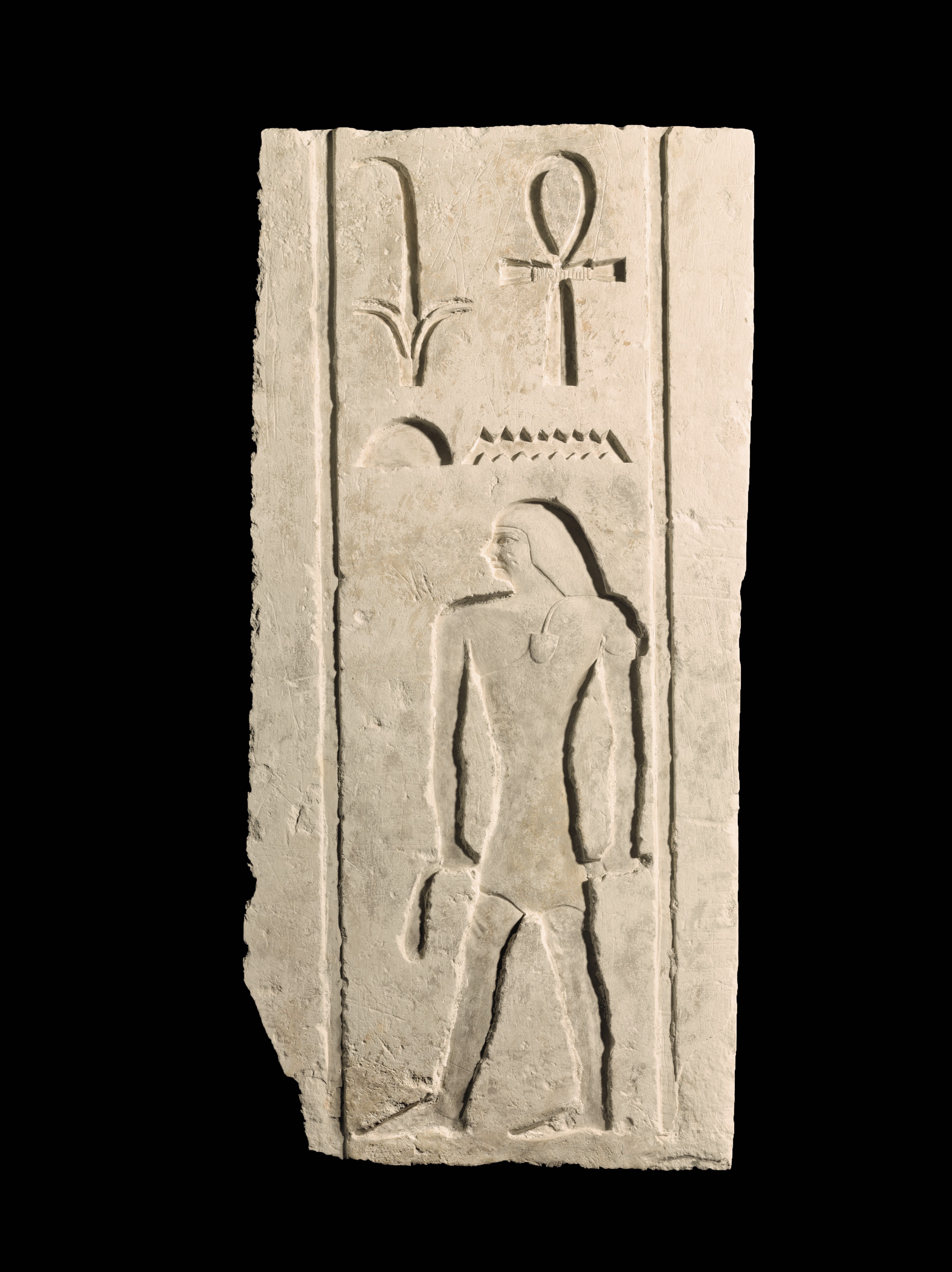 TWO EGYPTIAN LIMESTONE RELIEFS OF NYANKHNESUT , OLD KINGDOM, EARLY 6TH ...