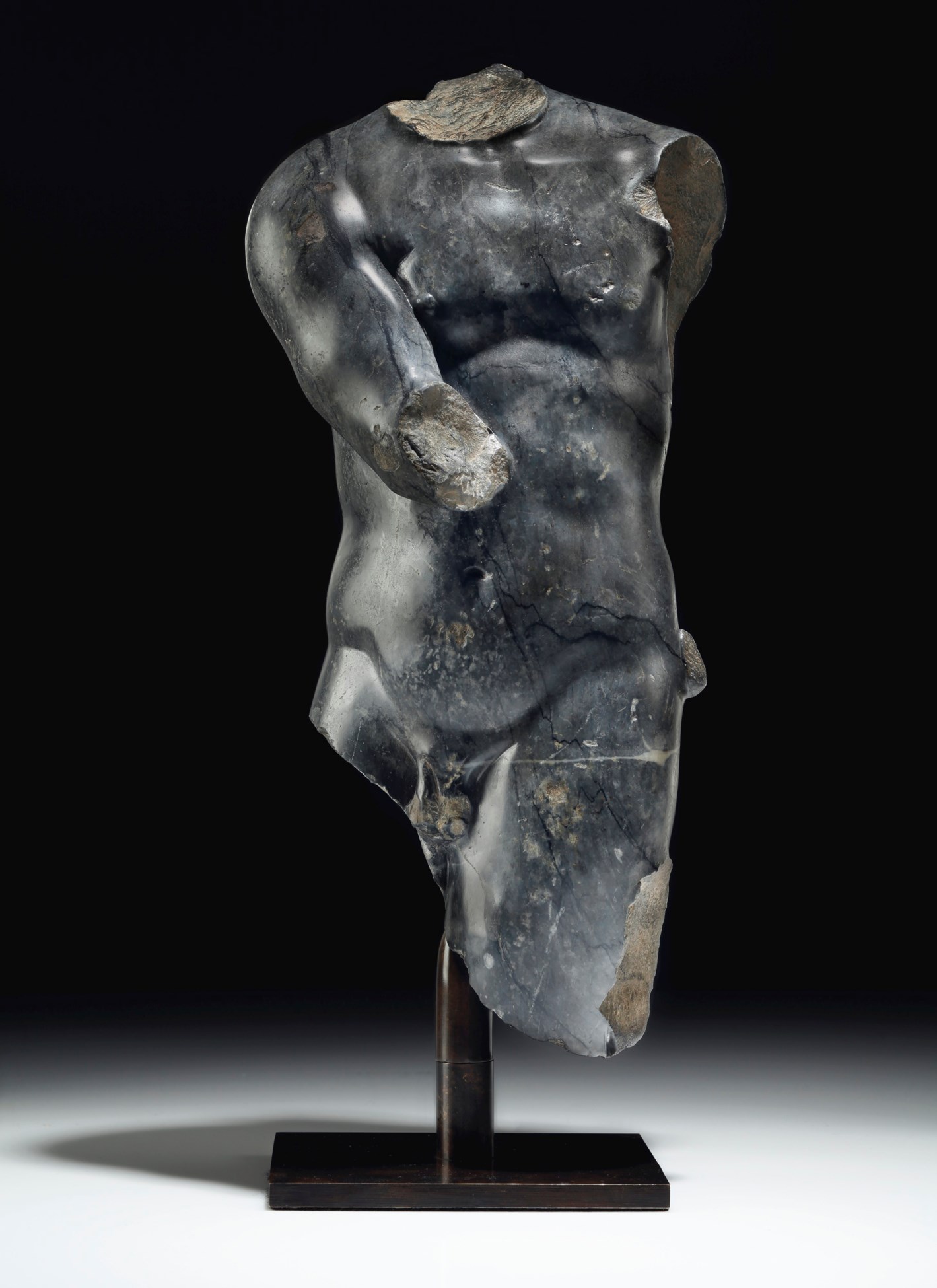 A ROMAN BIGIO MORATO MARBLE TORSO OF A YOUTH, CIRCA 2ND CENTURY A.D ...