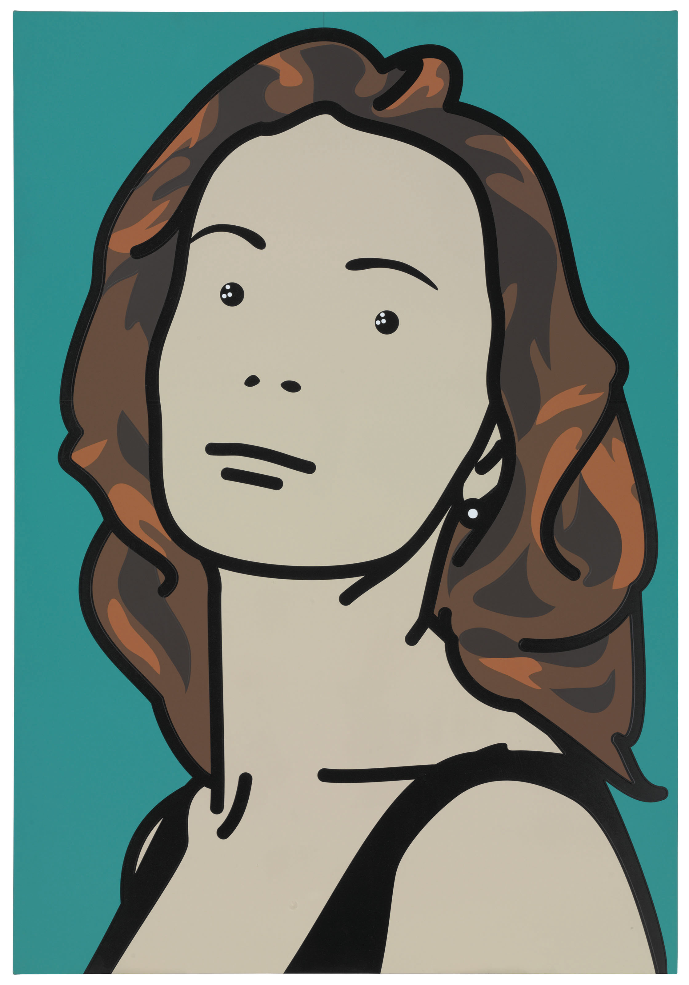 Julian Opie (b. 1958) , Monique, businesswoman-housewife 05. | Christie's