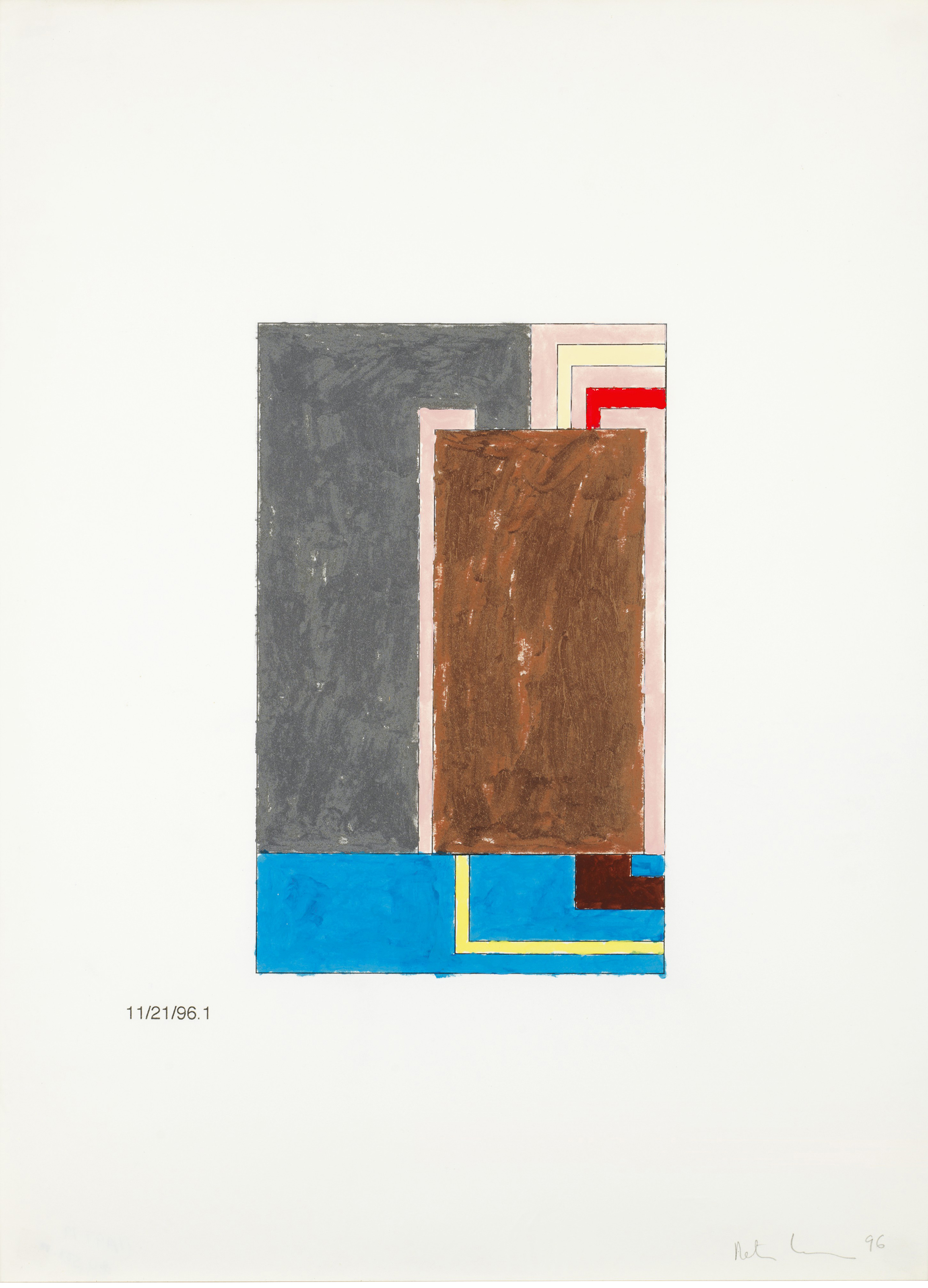 PETER HALLEY (B. 1953), Untitled (11/21/96.1) | Christie’s