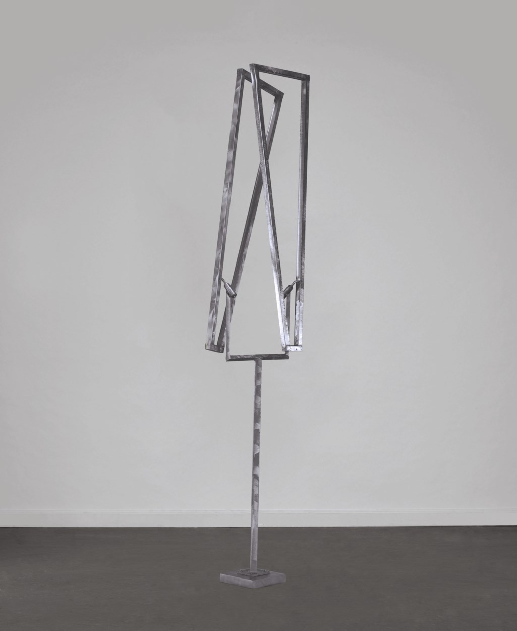 GEORGE RICKEY (1907-2002), Two Open Trapezoids Excentric Variation III ...