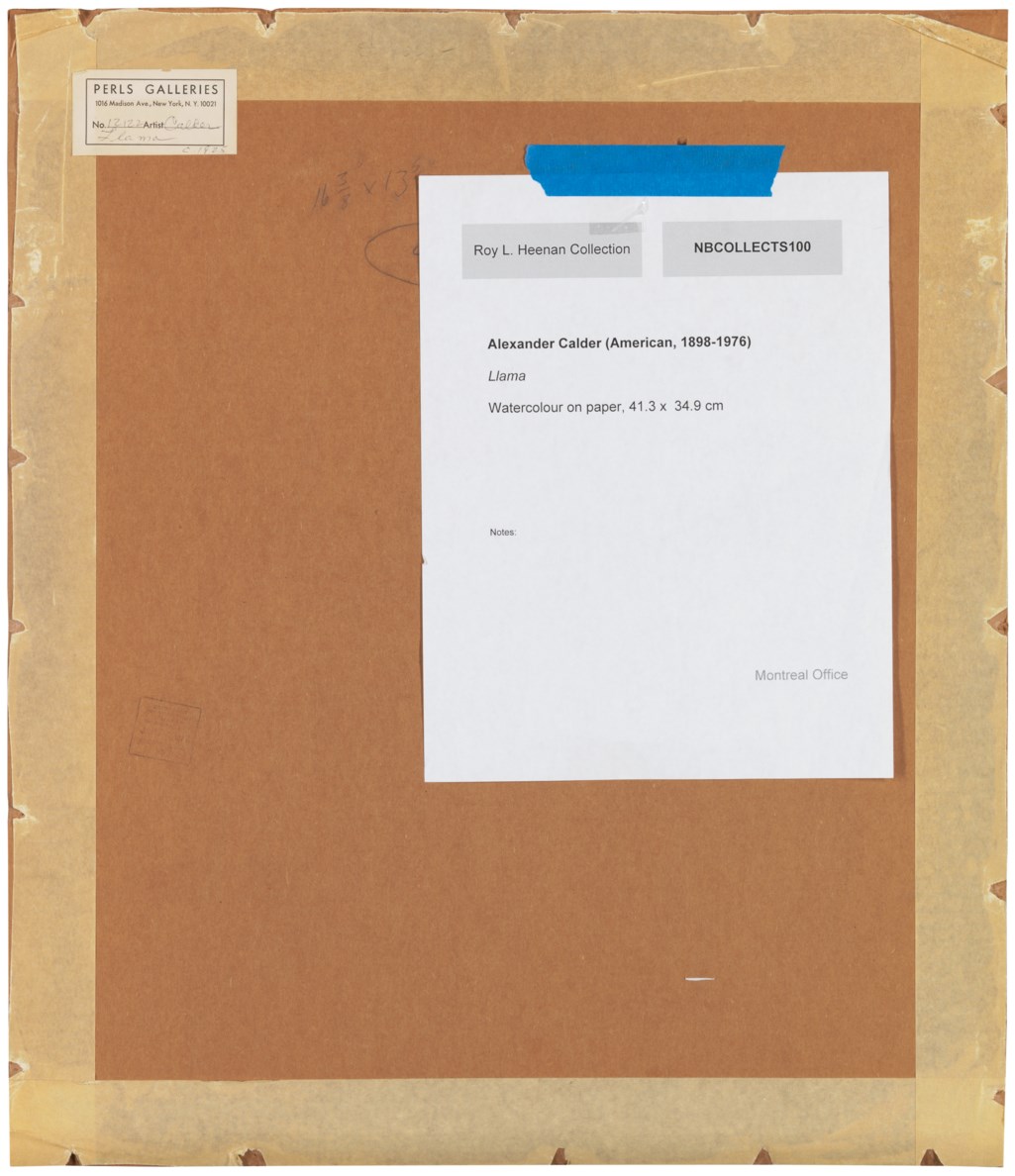 ALEXANDER CALDER (1898-1976), Llama | Christie’s