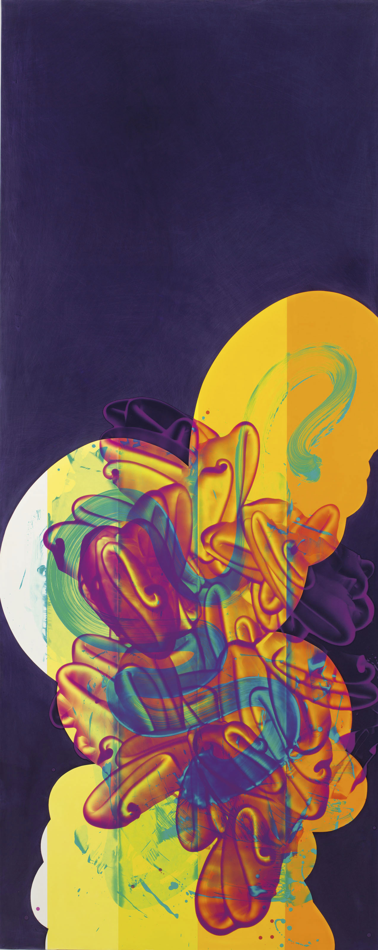 DAVID REED (B. 1946), #516; Working Drawing for #516 | Christie’s