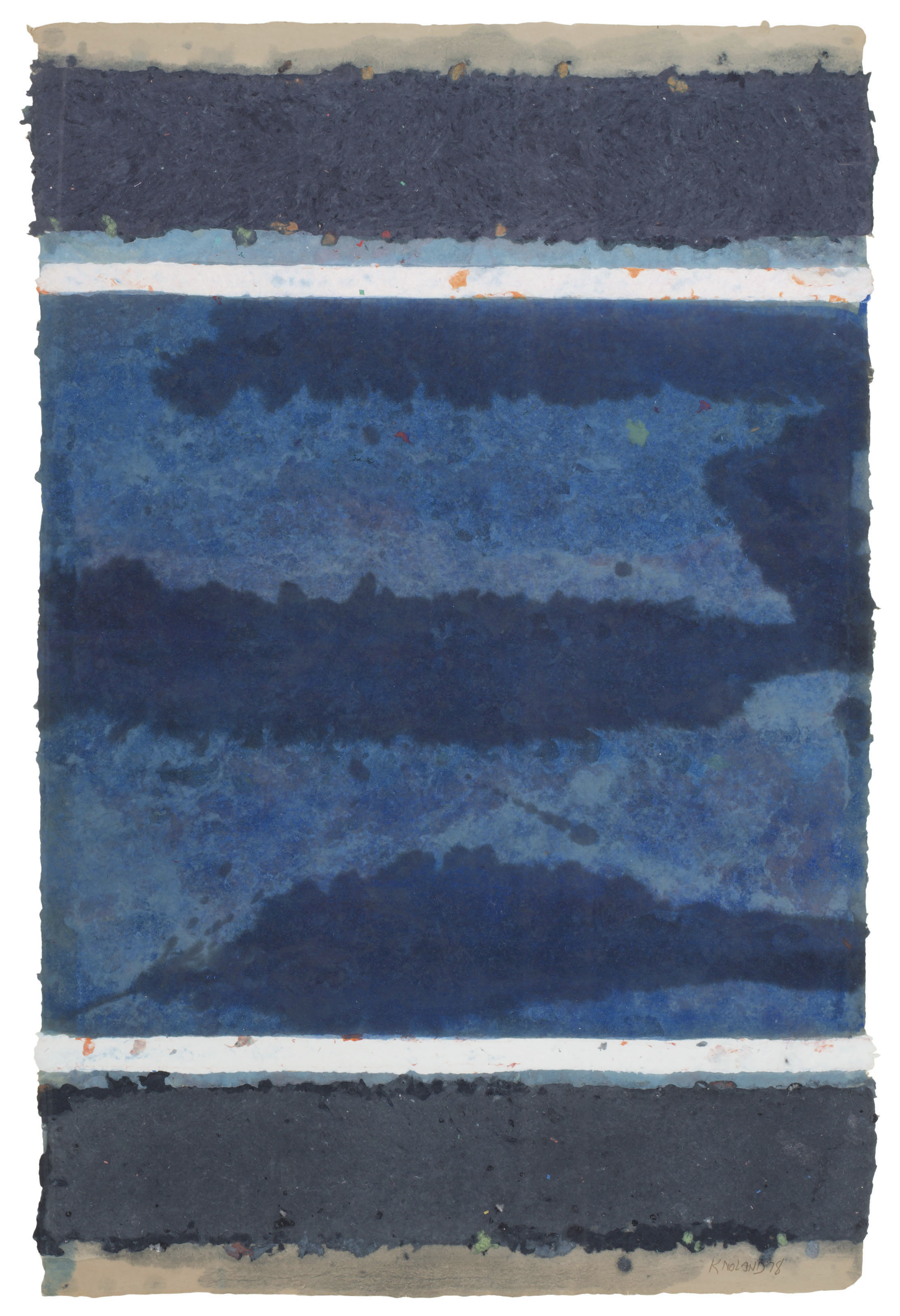 KENNETH NOLAND (1924-2010), Horizontal Stripes III-24, from the ...