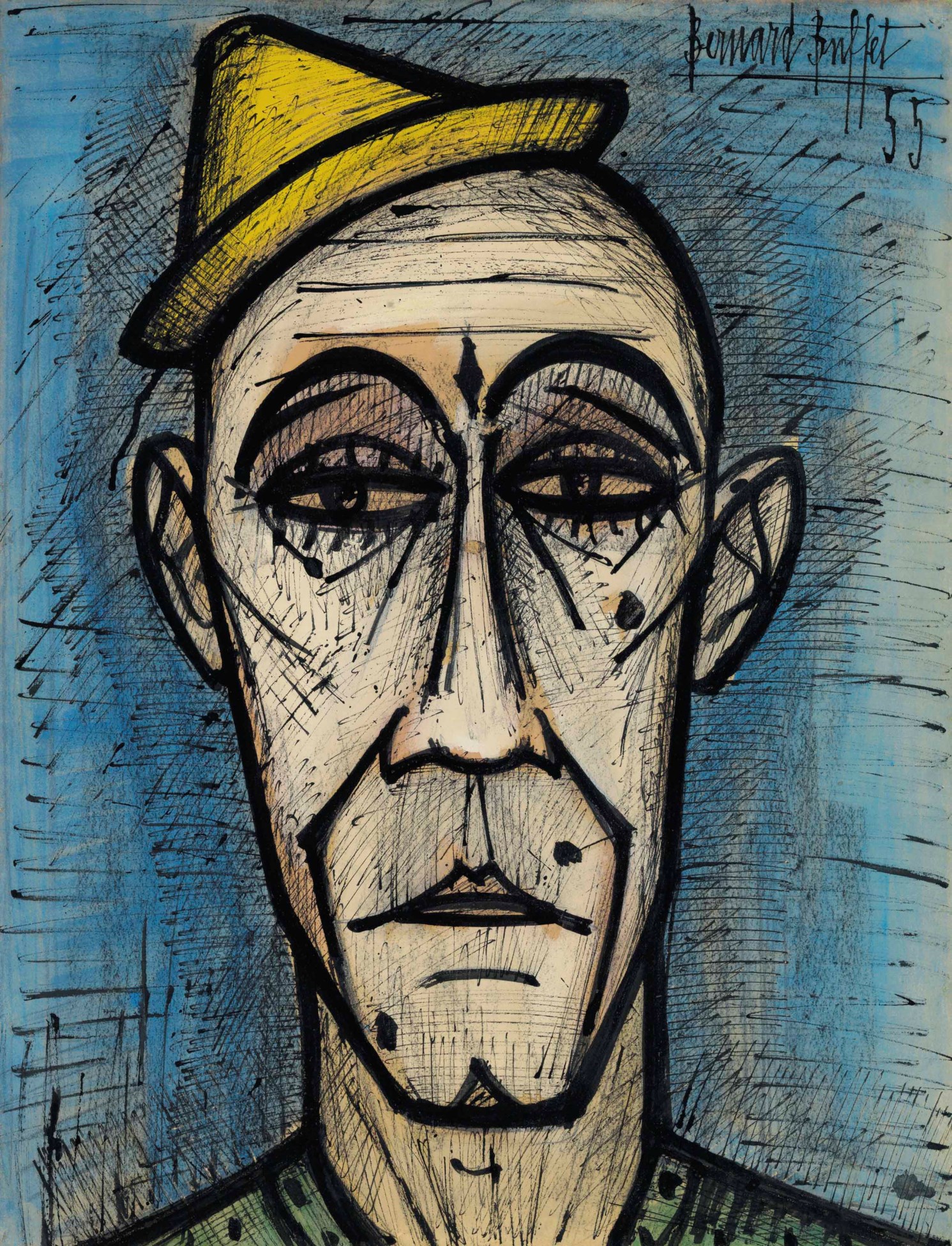 Bernard Buffet (1928-1999), Tête de clown | Christie's