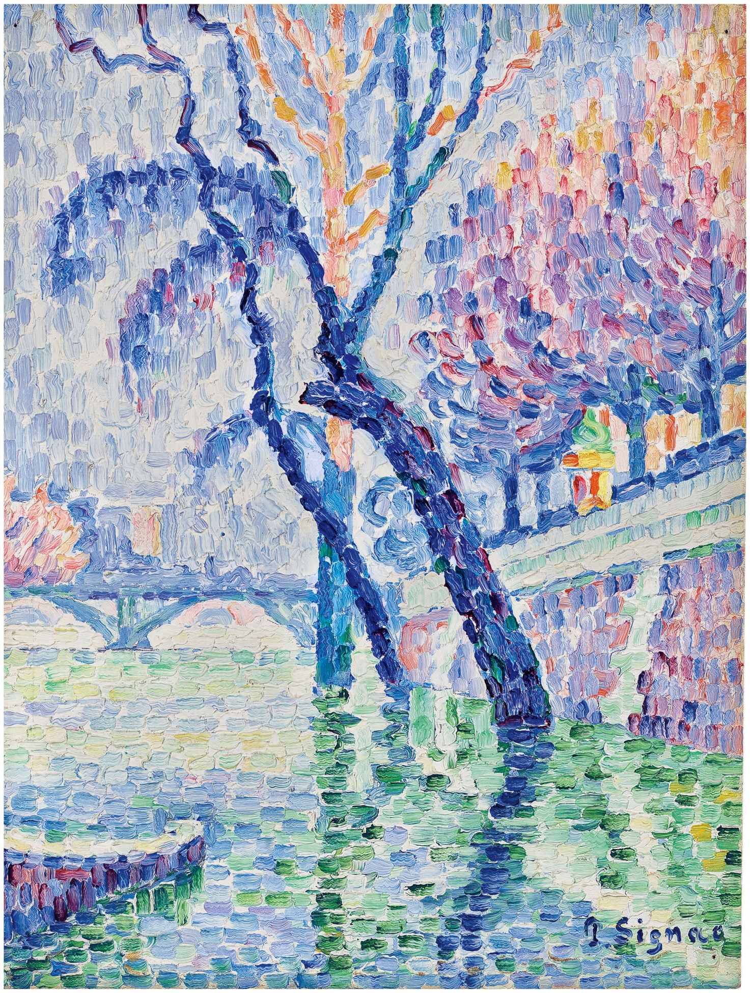 Paul Signac (1863-1935), Pont des arts, Inondation | Christie's