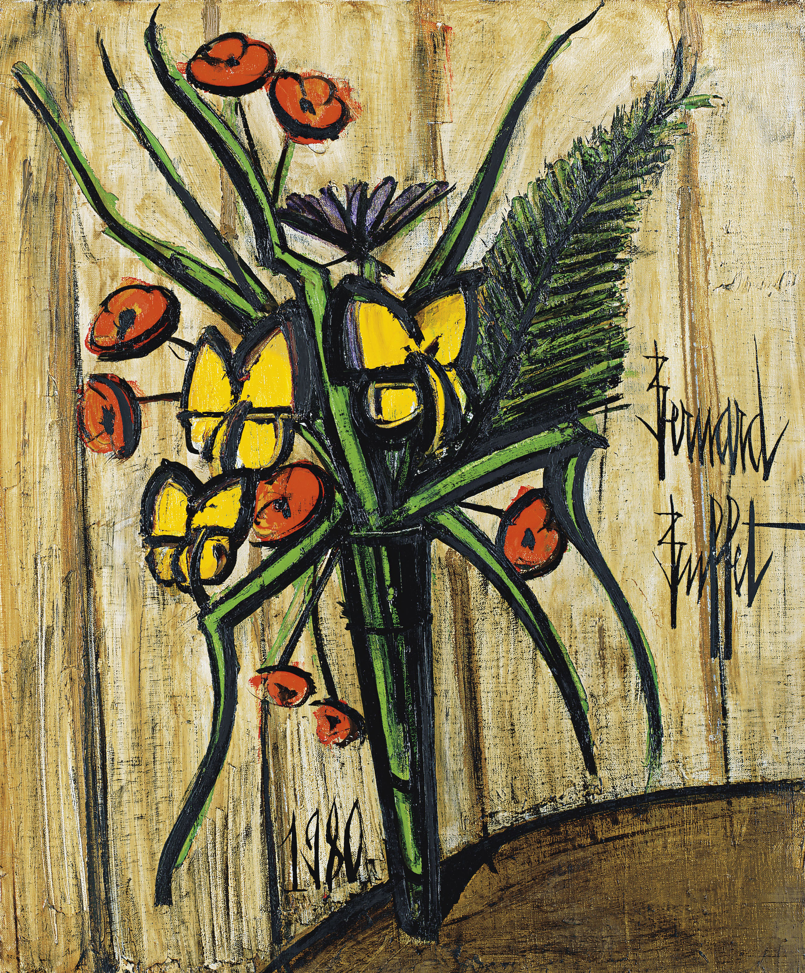 Bernard Buffet (1928-1999) , Bouquet | Christie's