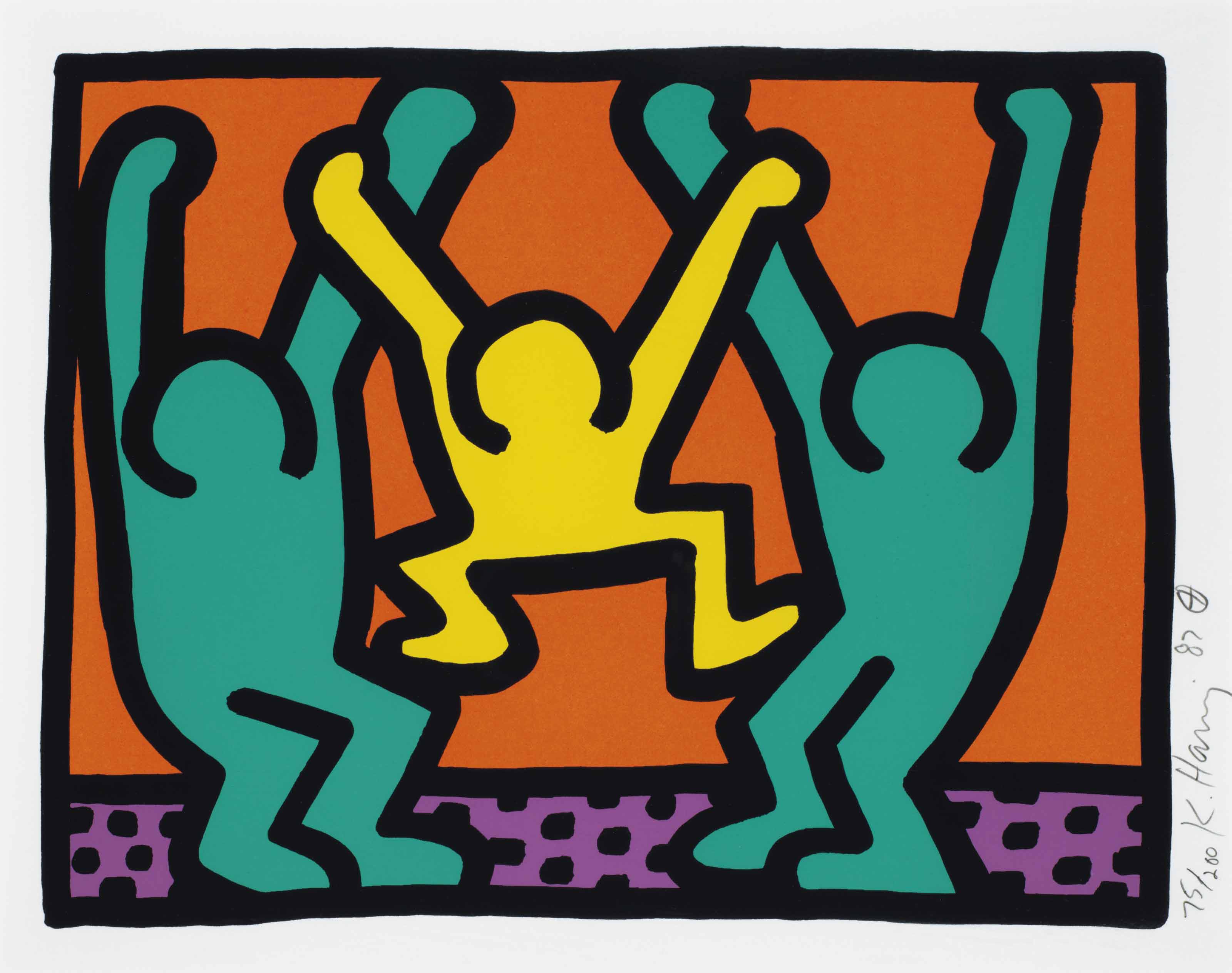 KEITH HARING (1958-1990) , Pop Shop I: one plate | Christie's