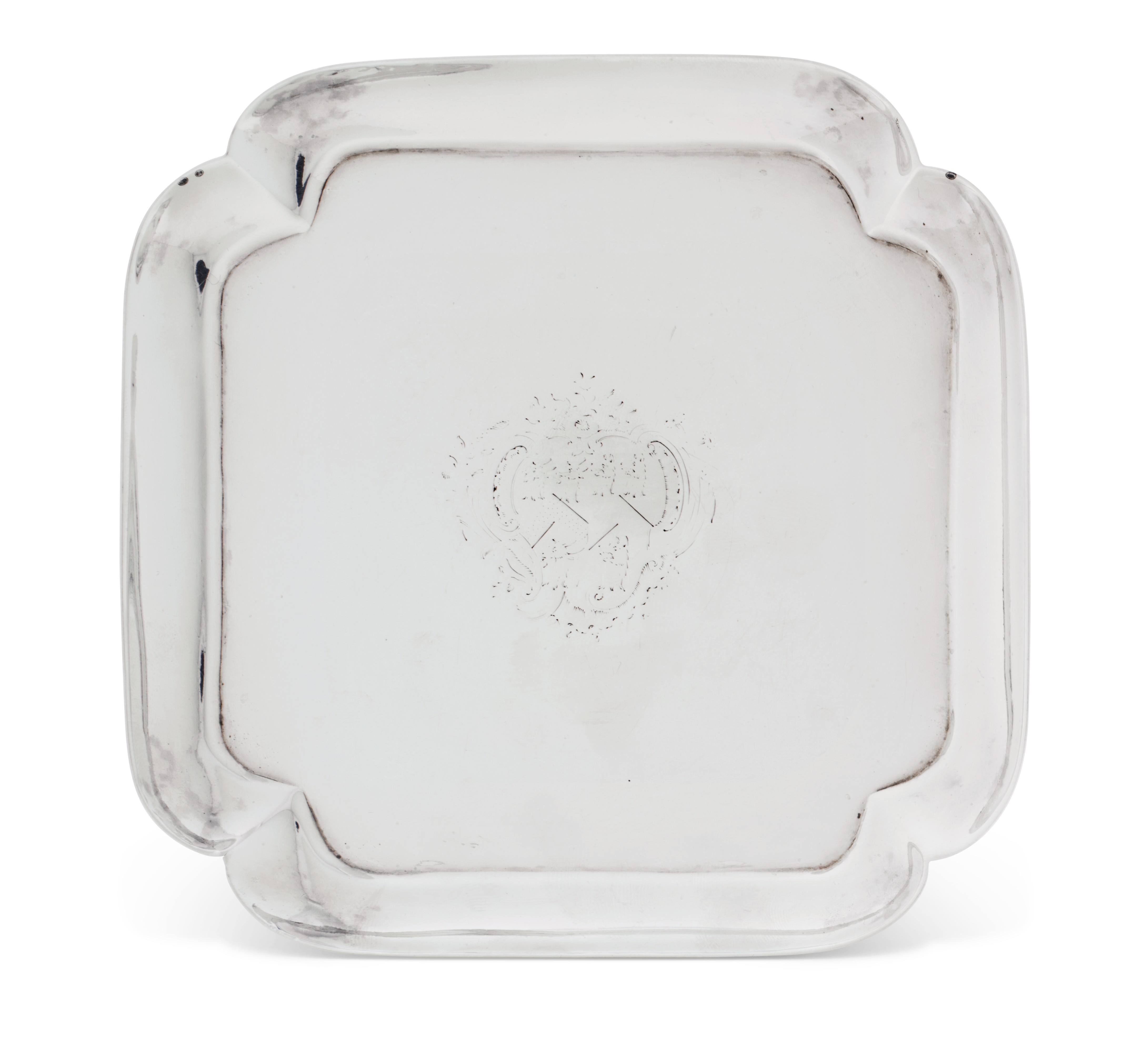 A GEORGE II SILVER WAITER, MARK OF RICHARD BAYLEY, LONDON, 1750 ...