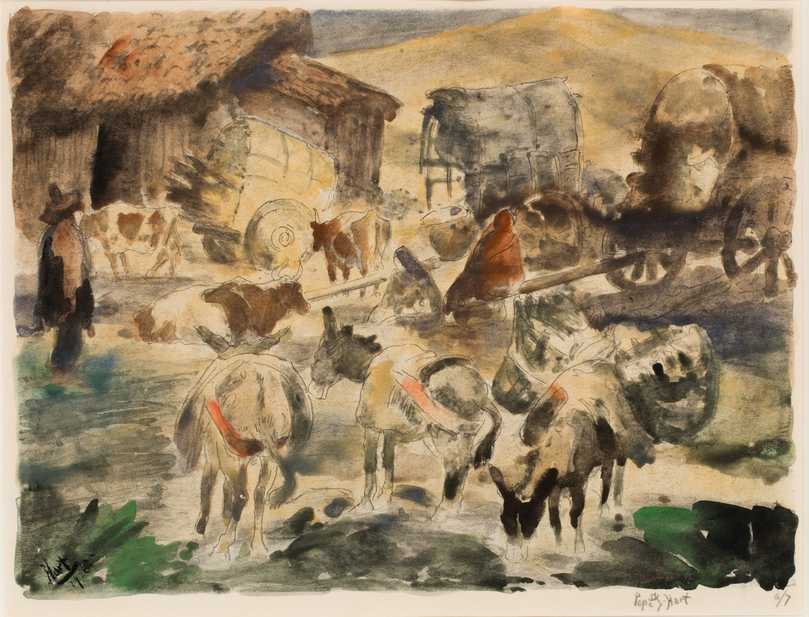 GEORGE OVERBURY 'POP' HART (1868-1933), The Corral | Christie’s