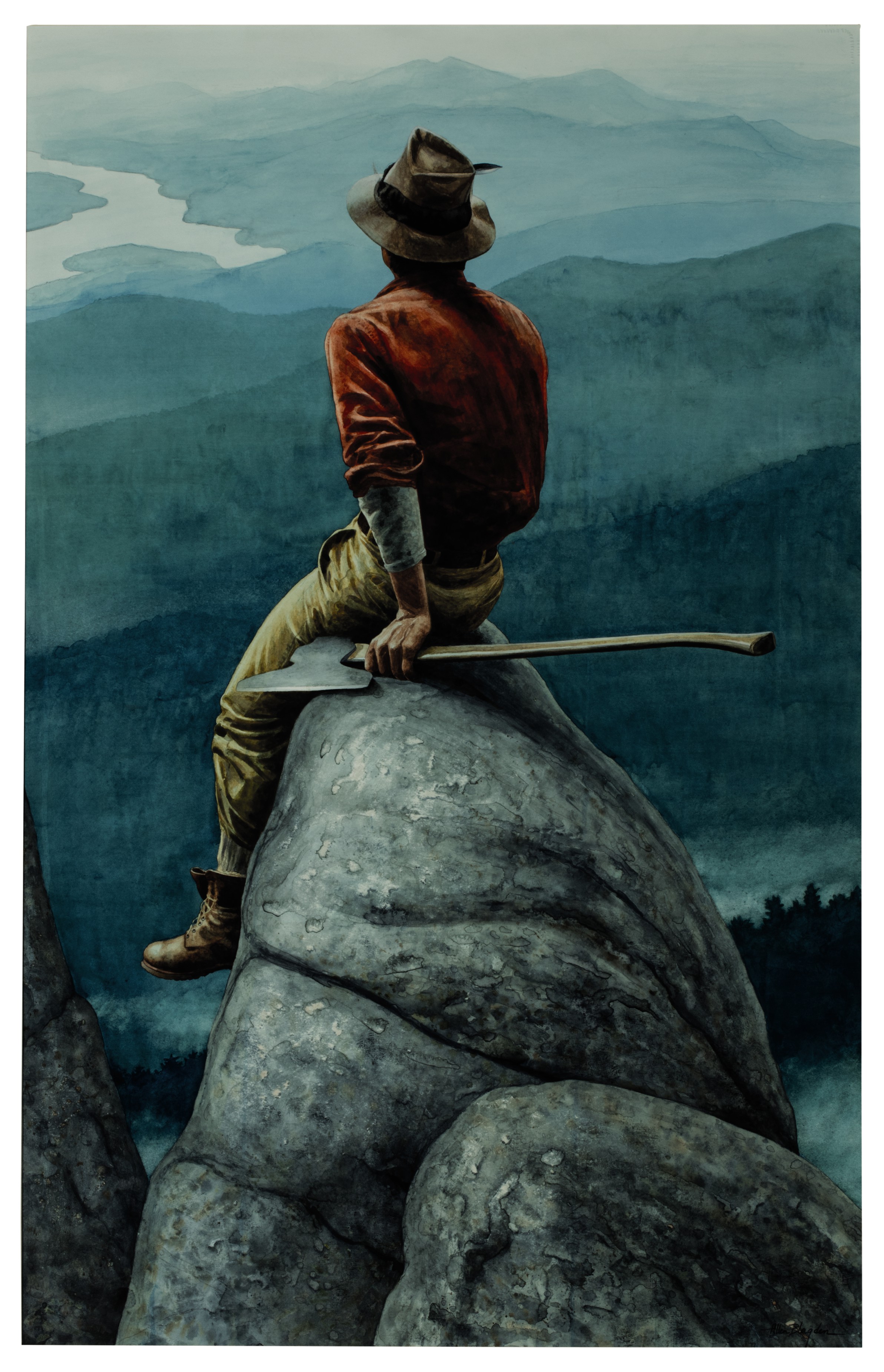 Allen Blagden (b. 1938), The Broad Axe | Christie’s