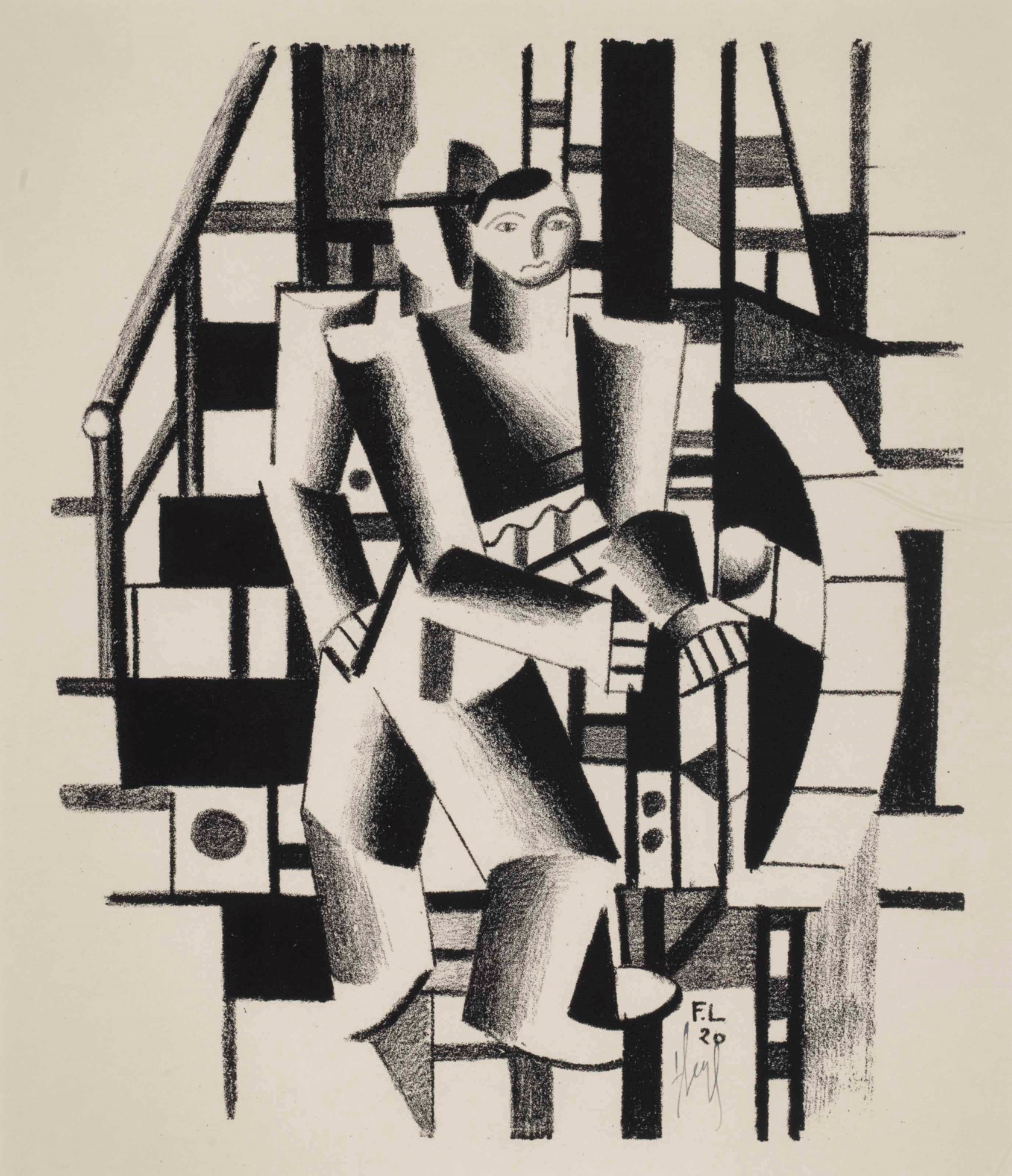 FERNAND LÉGER (1881-1955), Composition aux deux personages (Der ...