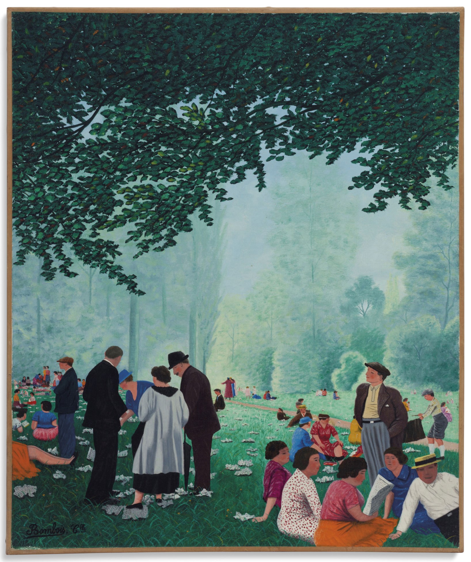Camille Bombois (French, 1883–1970), Après-midi au parc | Christie's