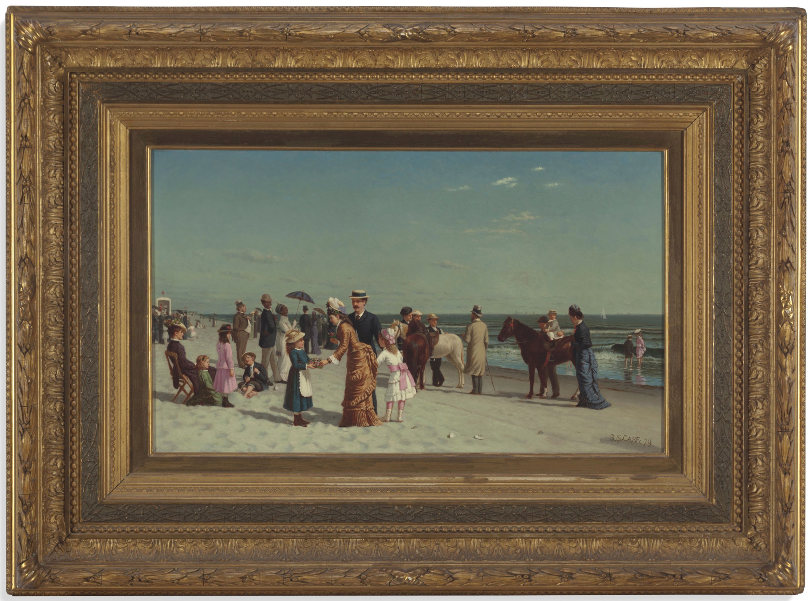 Samuel S. Carr (American, 1837–1908), At The Seaside | Christie's
