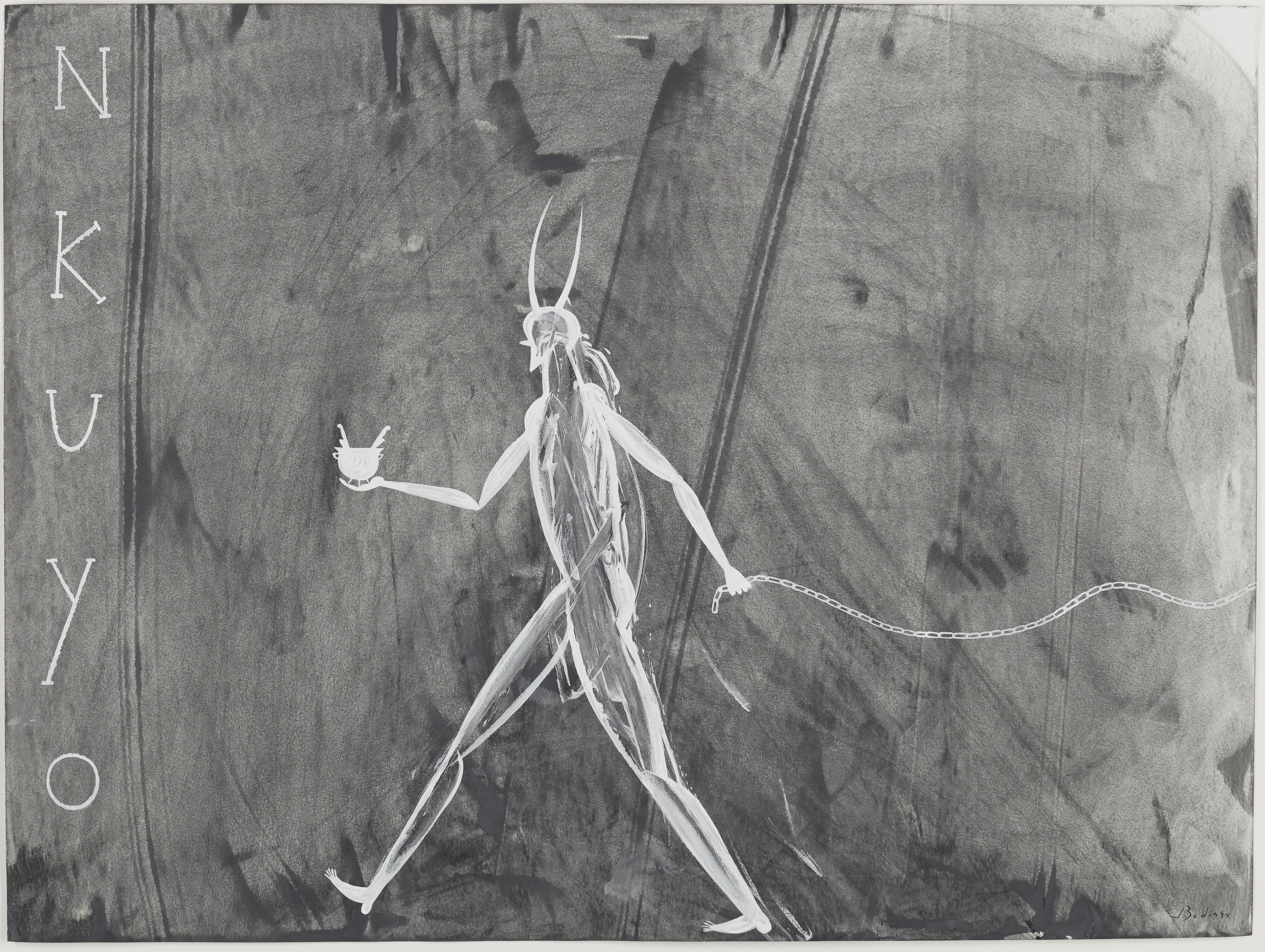 José Bedia (b. 1959), Nkuyo | Christie’s
