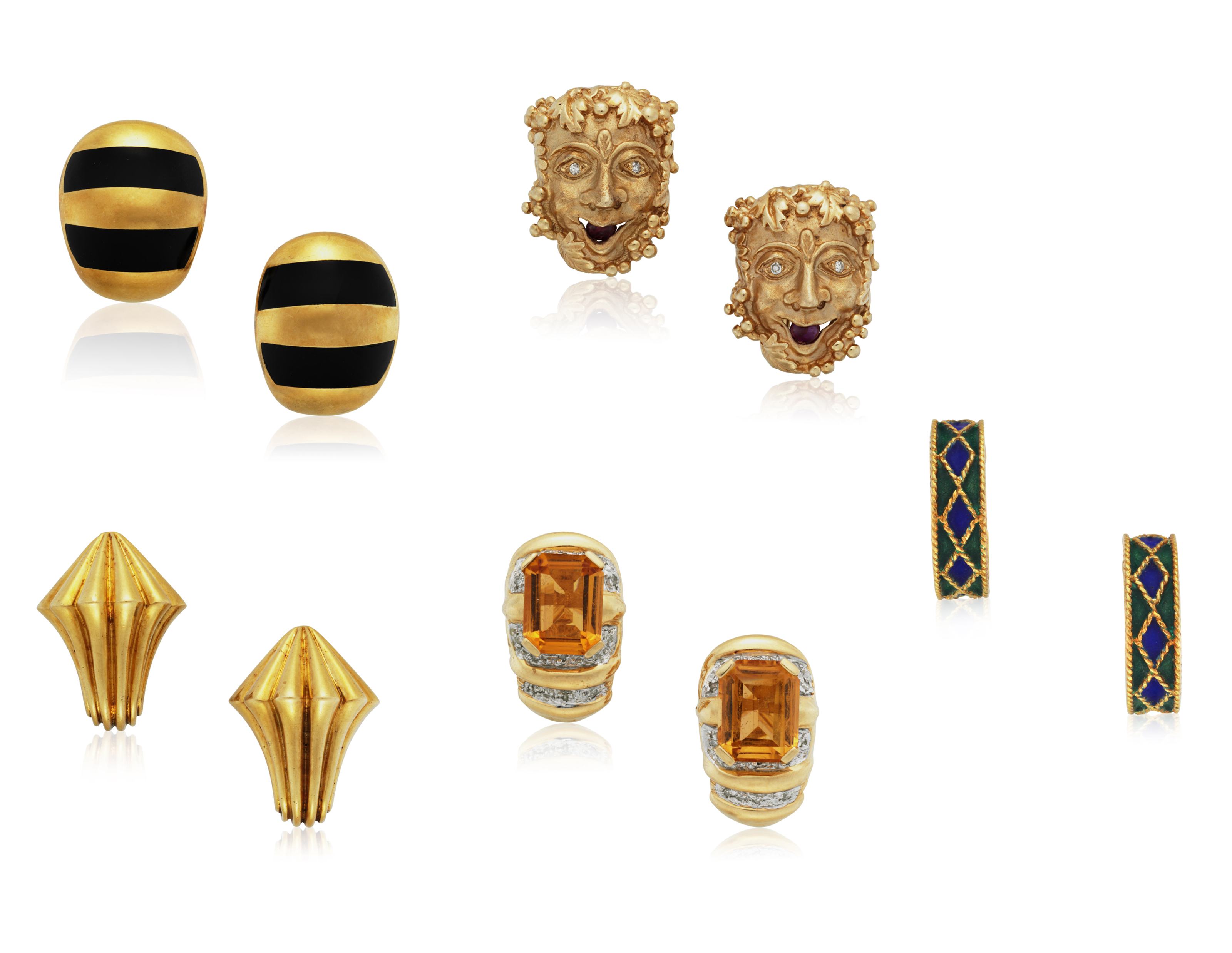 GROUP OF GOLD EARRINGS, | Christie’s