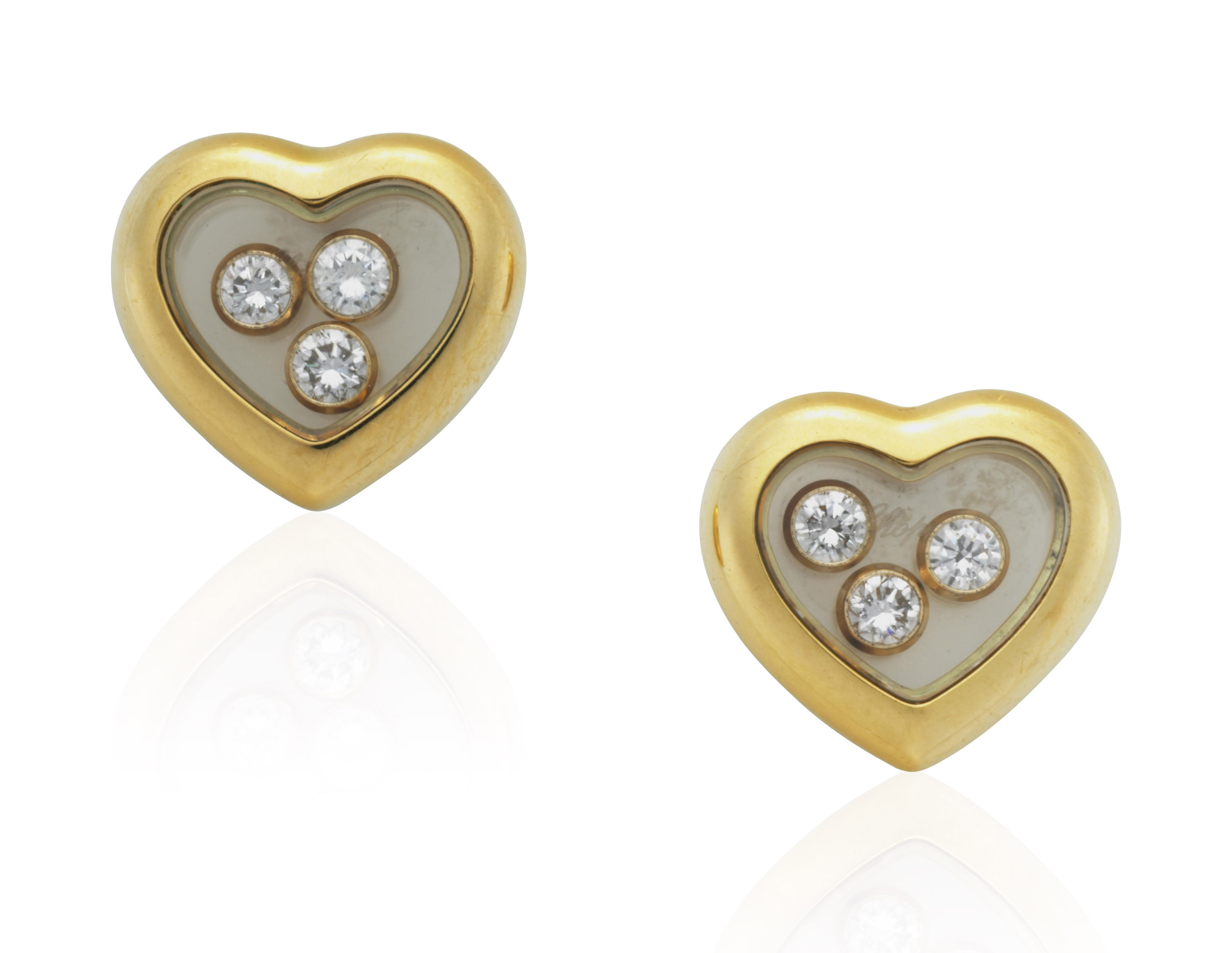 CHOPARD 'HAPPY DIAMONDS' EARRINGS, | Christie’s