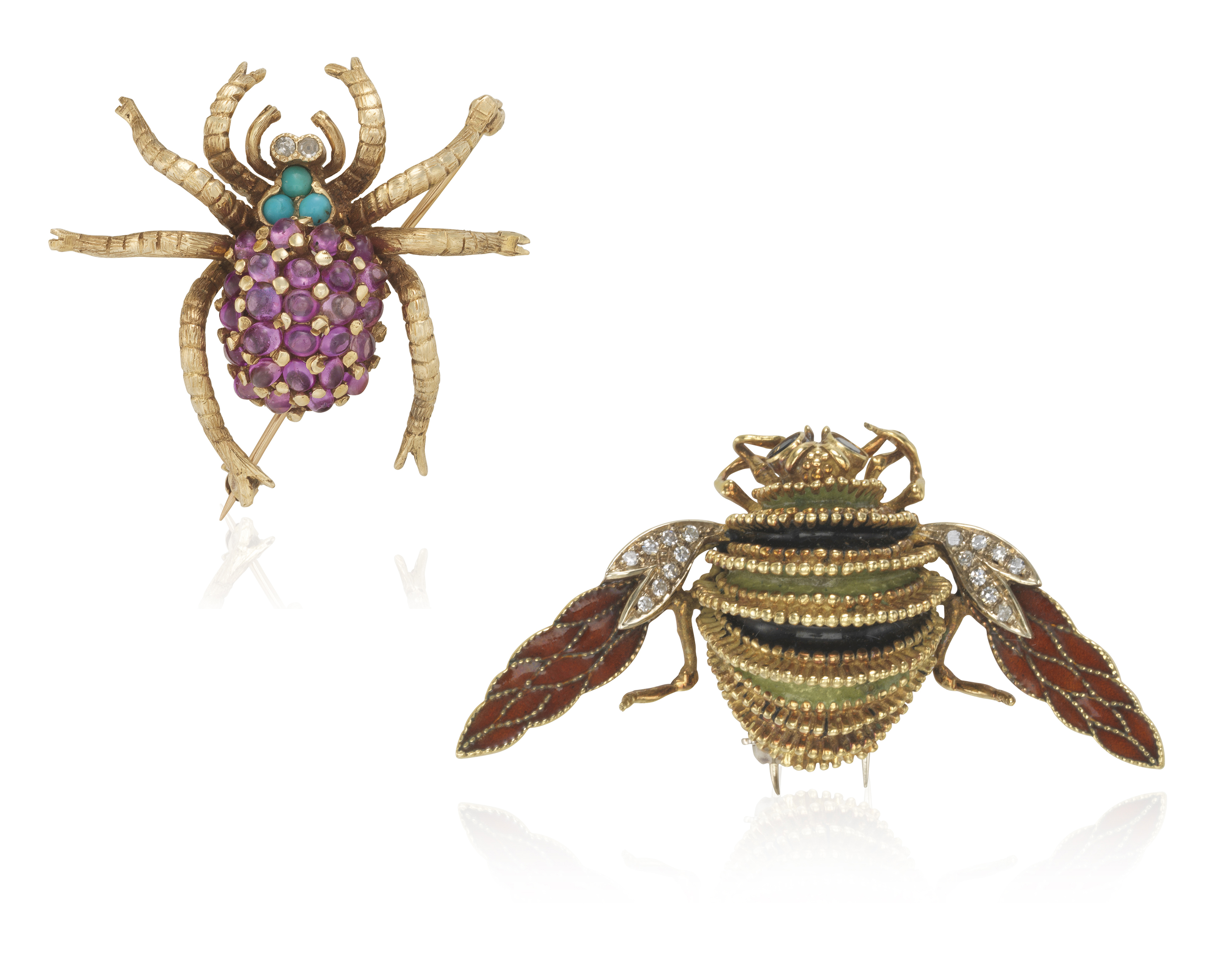GROUP OF GOLD INSECT BROOCHES, | Christie’s