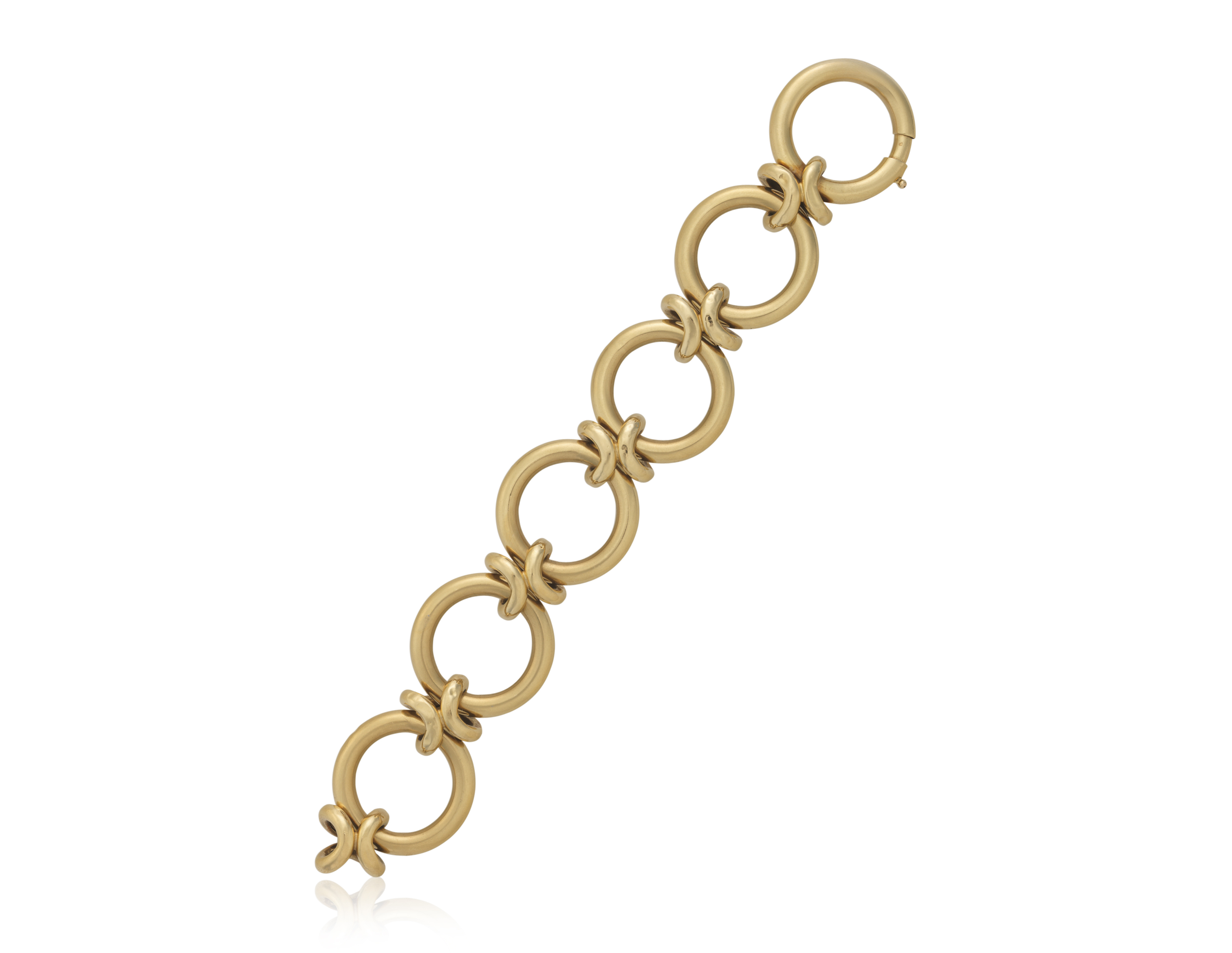 ROUND LINK GOLD BRACELET, | Christie’s