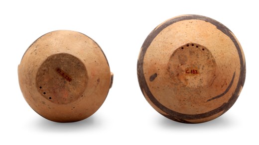 TWO PAINTED POTTERY JARS, NEOLITHIC PERIOD, MAJIAYAO CULTURE, BANSHAN ...