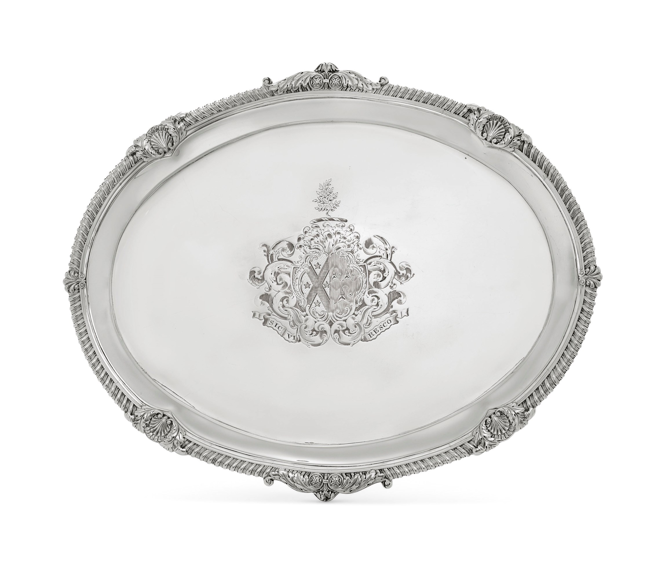 A REGENCY SILVER SALVER, MARK OF PAUL STORR, LONDON, 1811 | Christie's