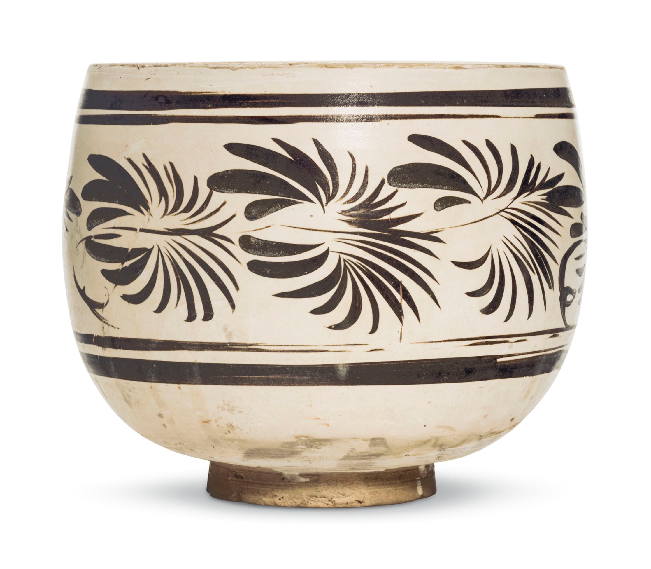 A RARE PAINTED CIZHOU DEEP BOWL, JIN DYNASTY (1115-1234) | Christie's